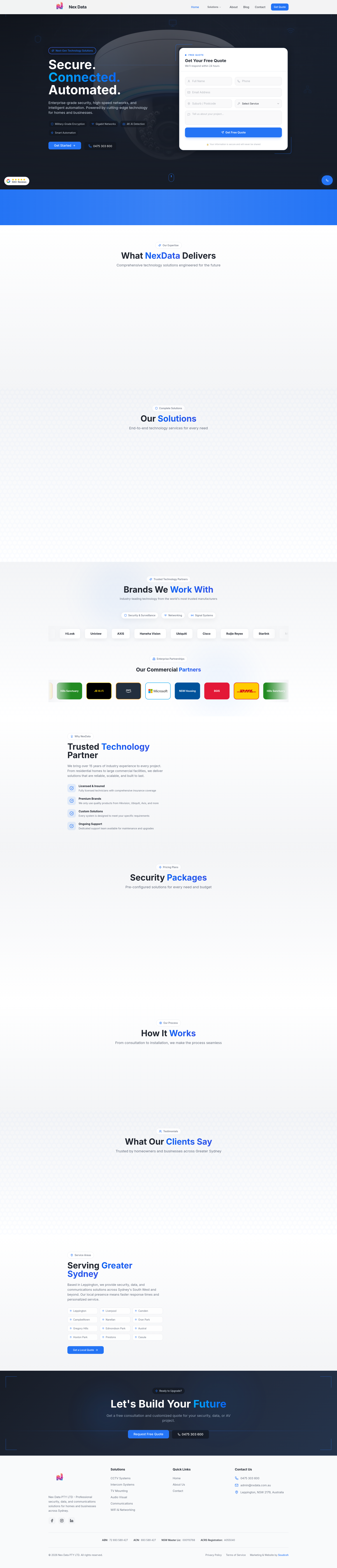 Nex Data | Security, Data & Communications Sydney