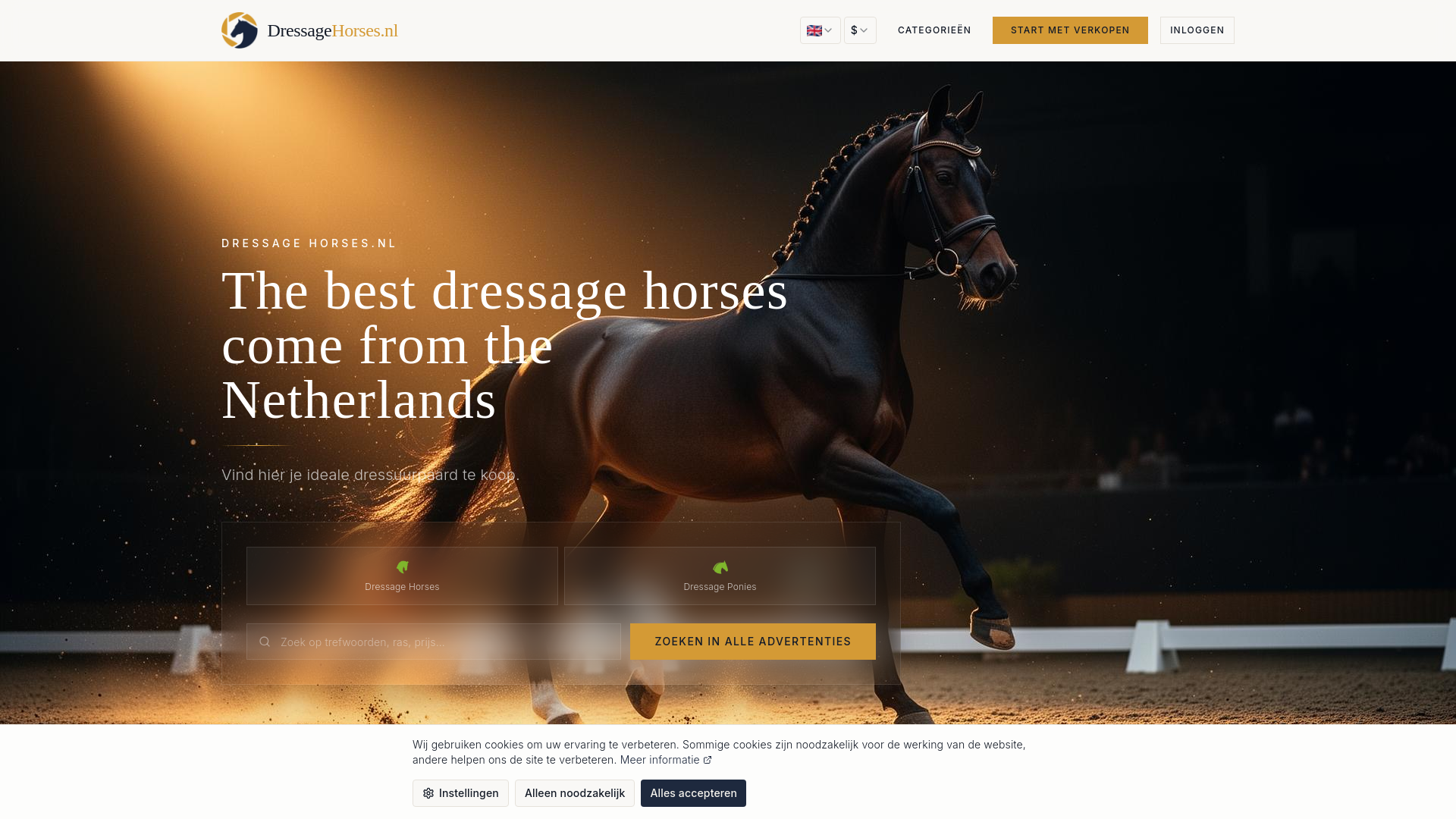 Dressuurpaarden.nl — Quality Dressage Horses