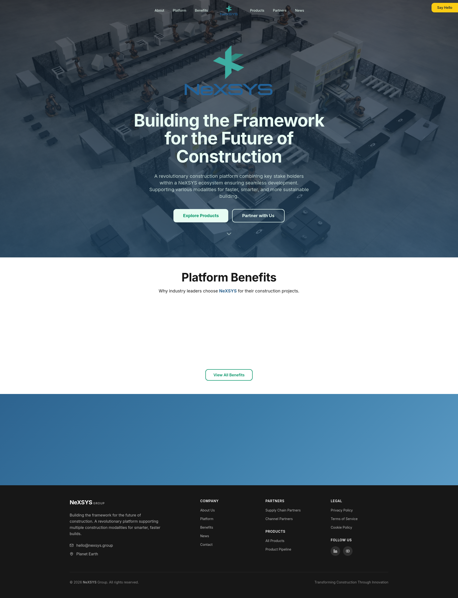 NeXSYS Group | Construction Technology Platform