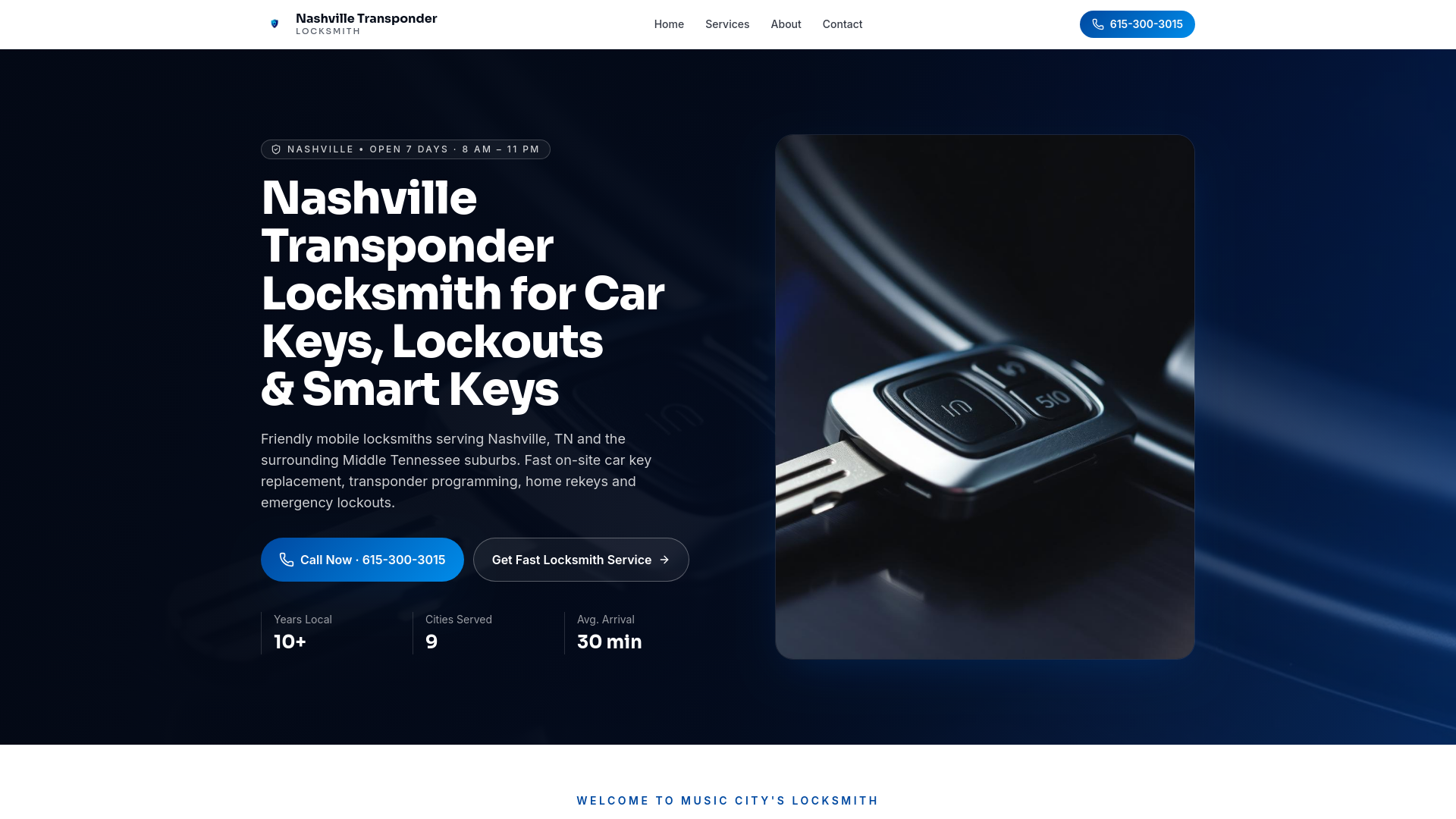 Contact Nashville Transponder Locksmith | 615-300-3015
