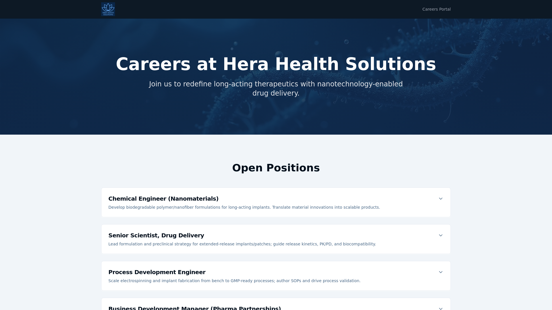 Careers | Hera Health Solutions