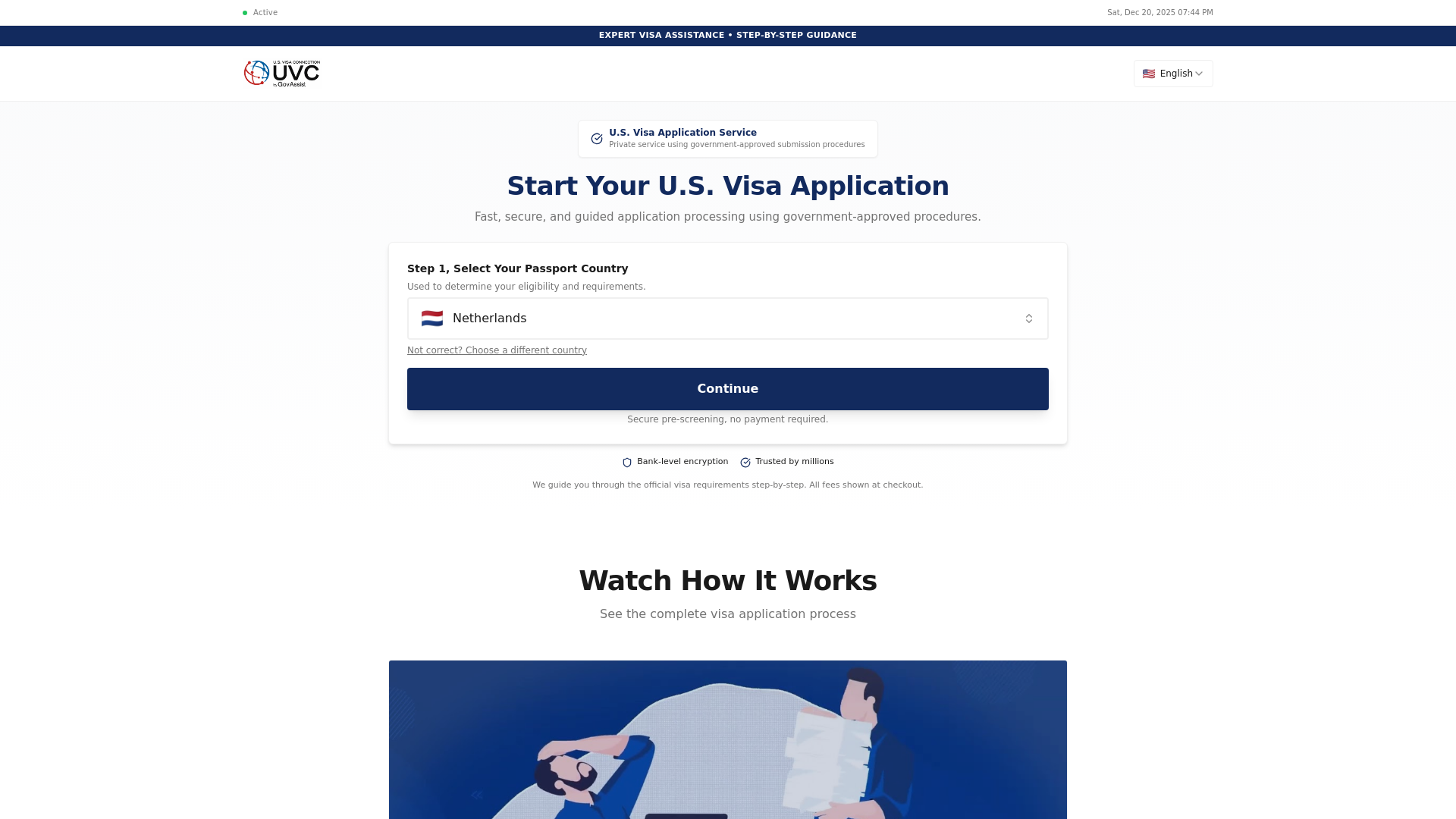 US Visa Connection - ESTA & US Visa Application Services