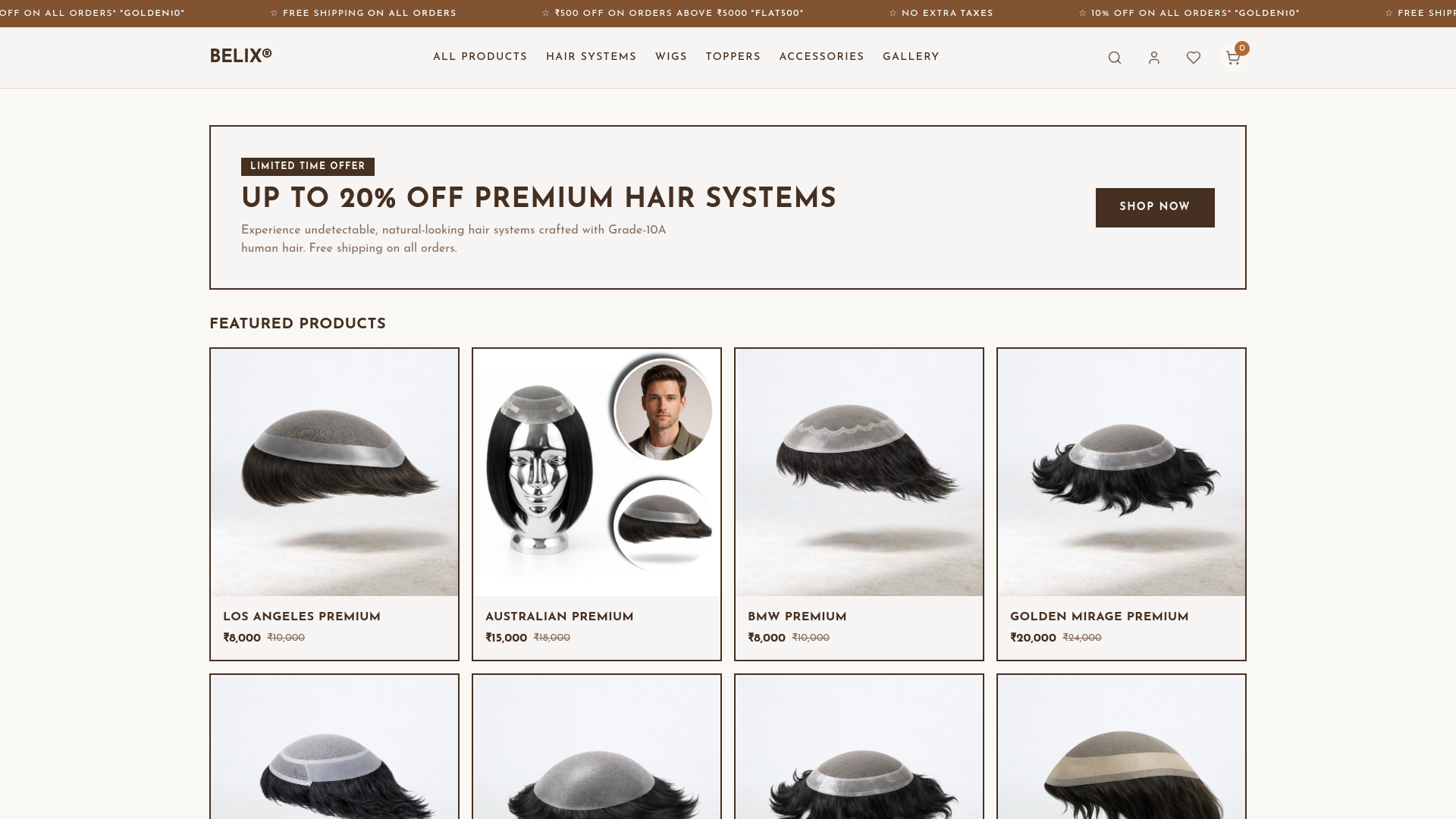 BelixHair - Premium Hair Systems & Wigs