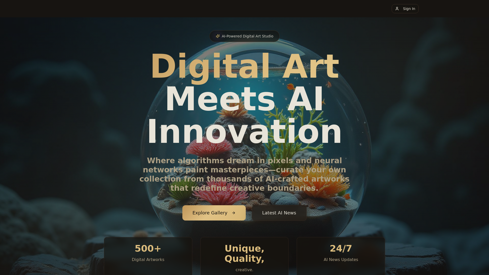 AI Art Studio - Digital Art, AI News & Print on Demand