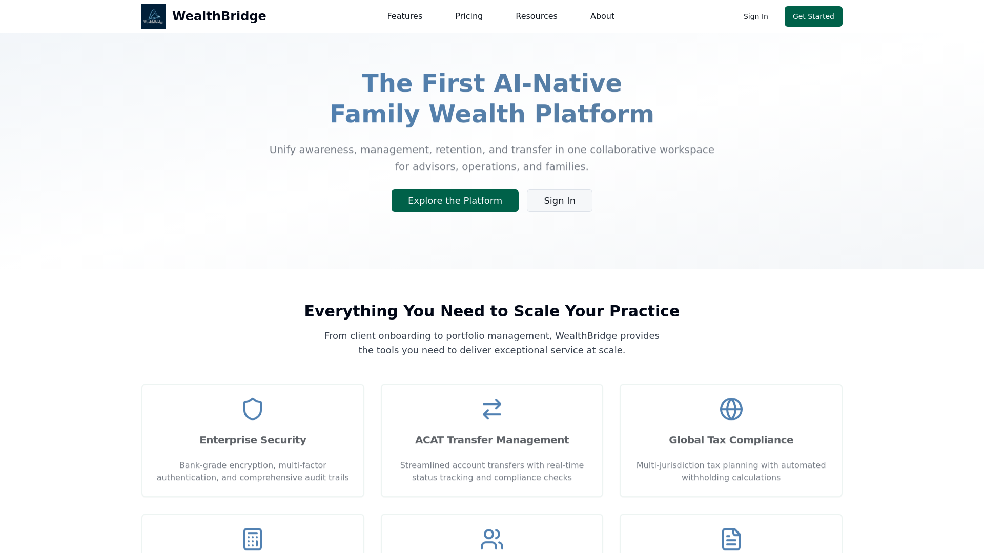 WealthBridge - Estate Planning & Wealth Management Platform