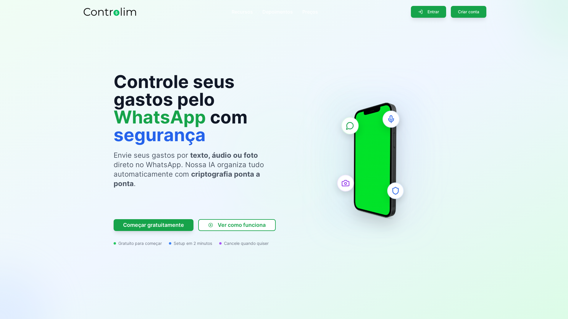 Controlim - Assistente Financeiro Pessoal