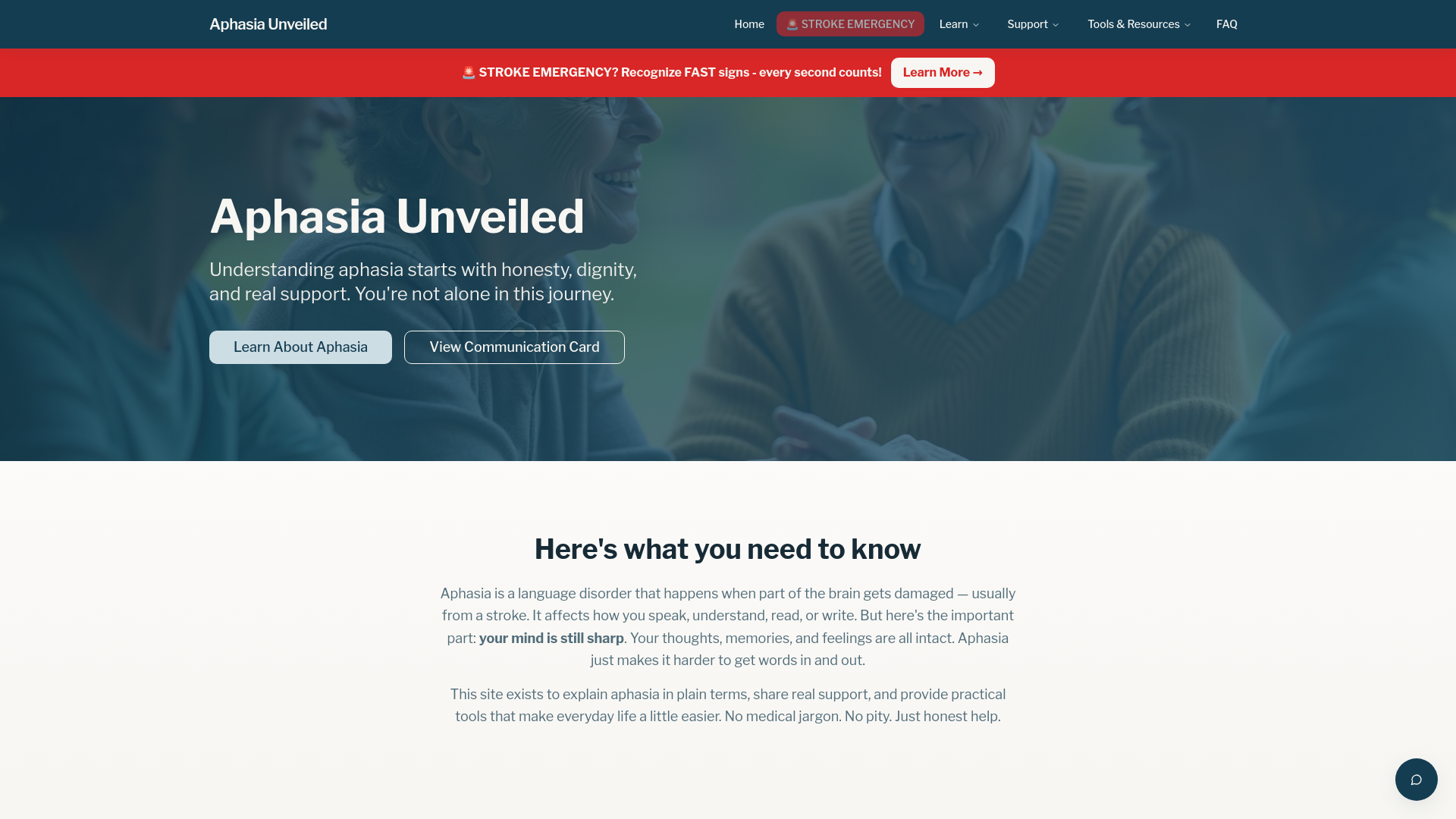 Aphasia Unveiled - Understanding, Support & Tools for Aphasia