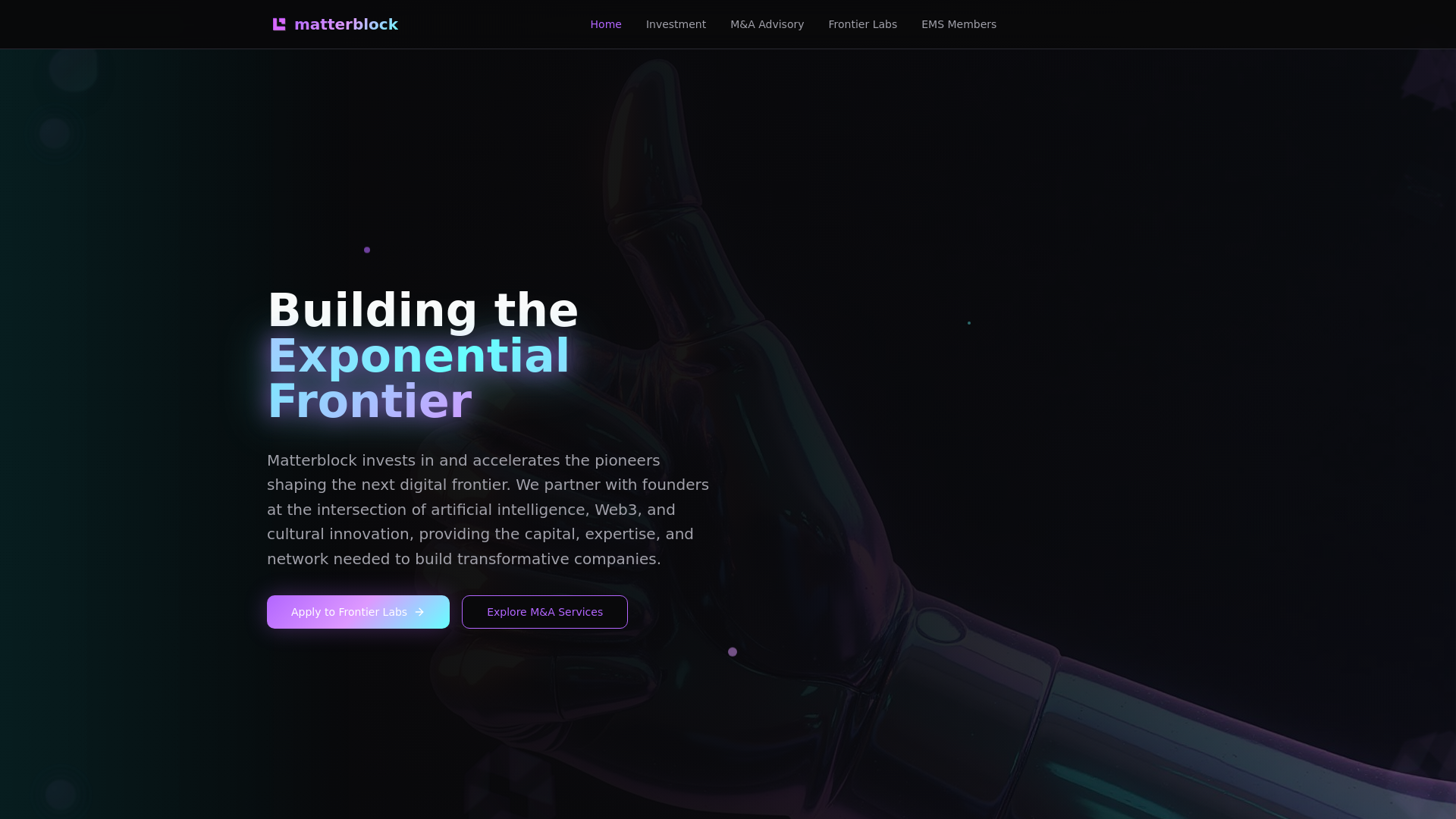 Matterblock - Building the Composable Future