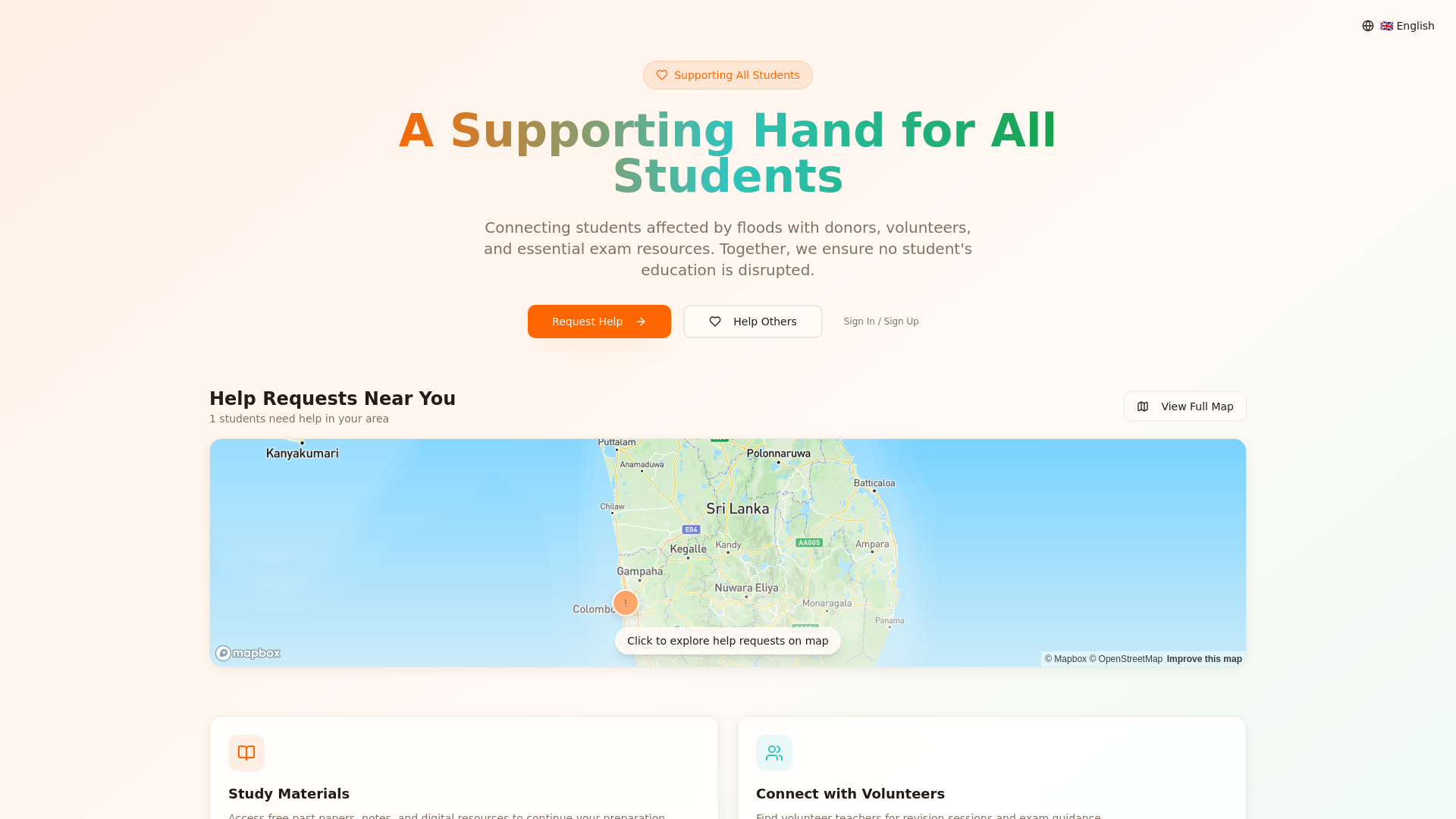 Student Flood Relief Support | Sri Lanka