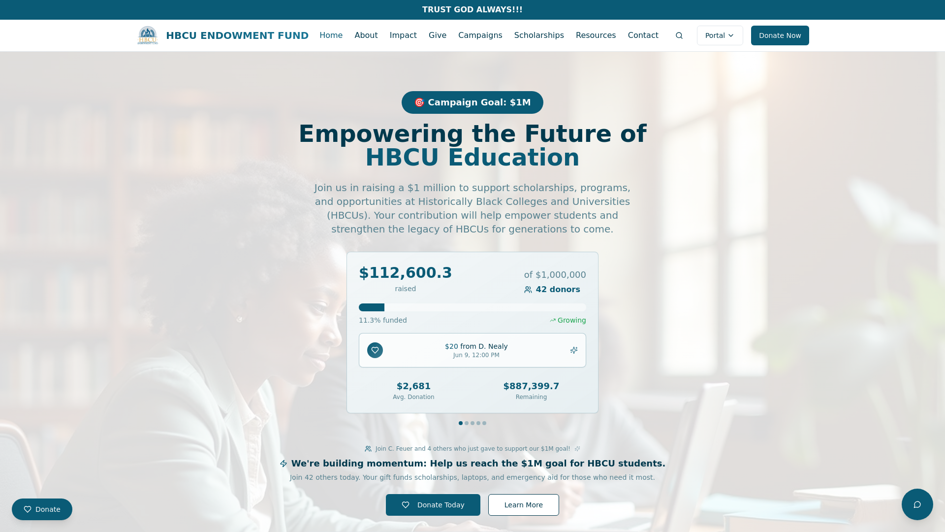 HBCU Scholarships & Financial Aid | HBCU Endowment Fund