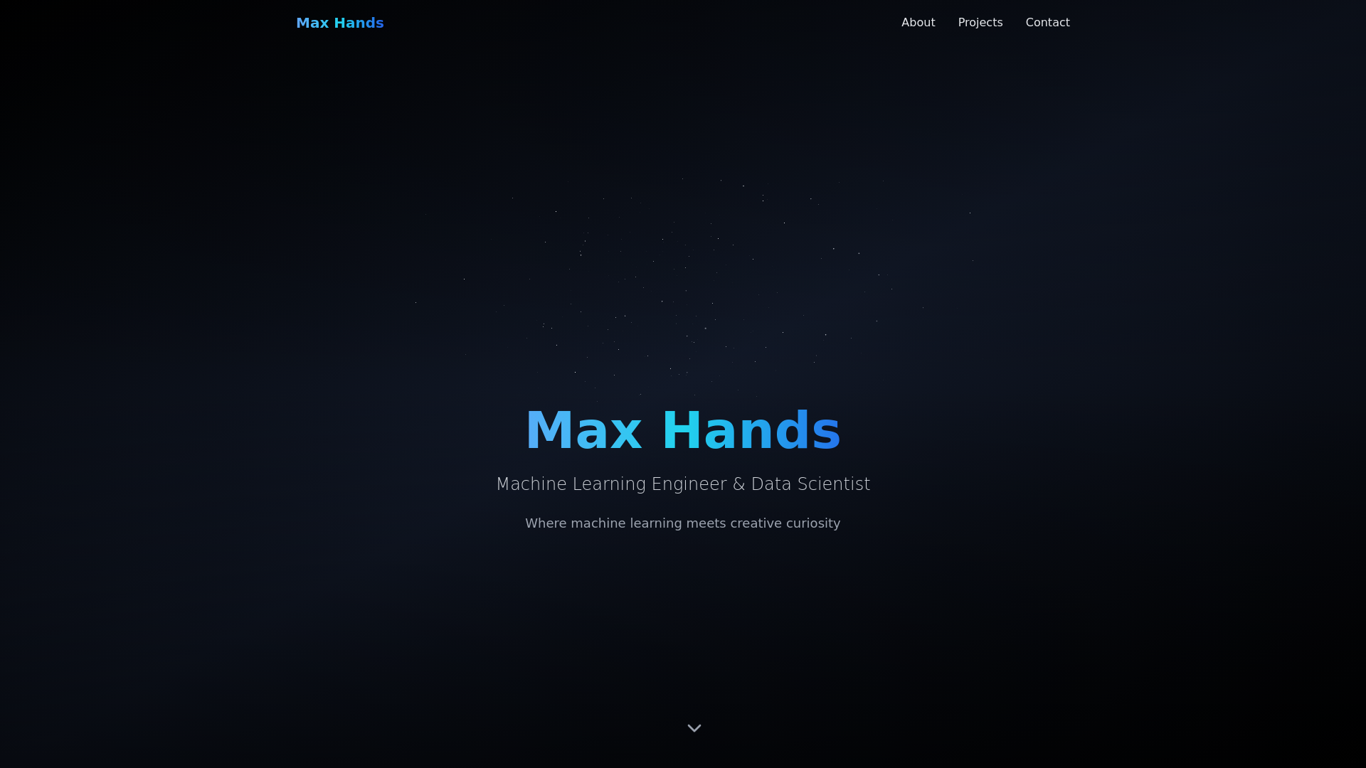 Max Hands | ML Engineer & Data Scientist