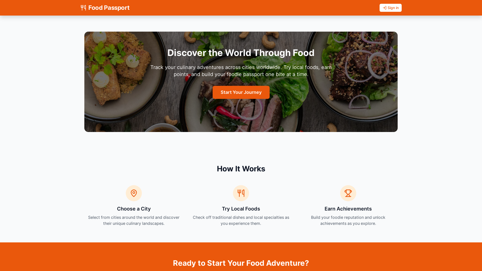 Food Passport