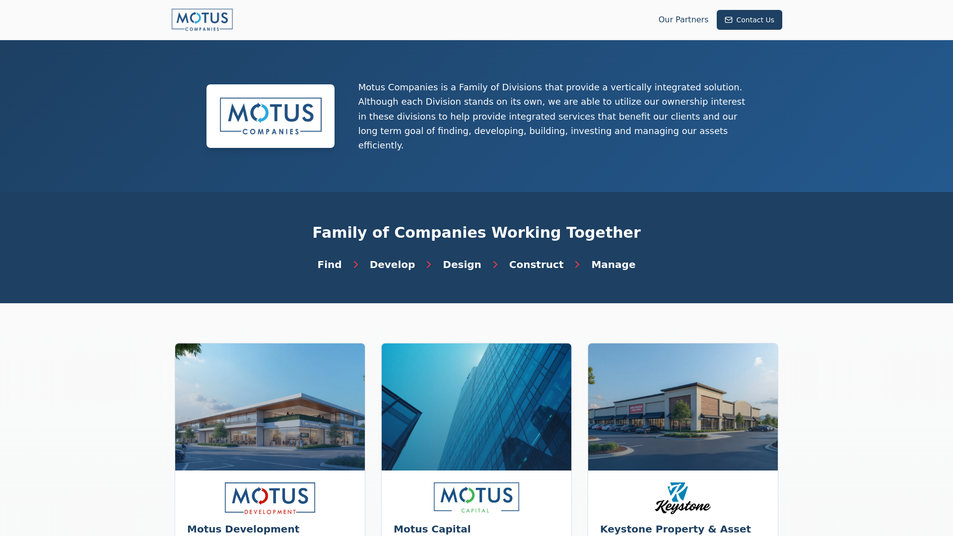 Motus Companies | Vertically Integrated Real Estate Solutions