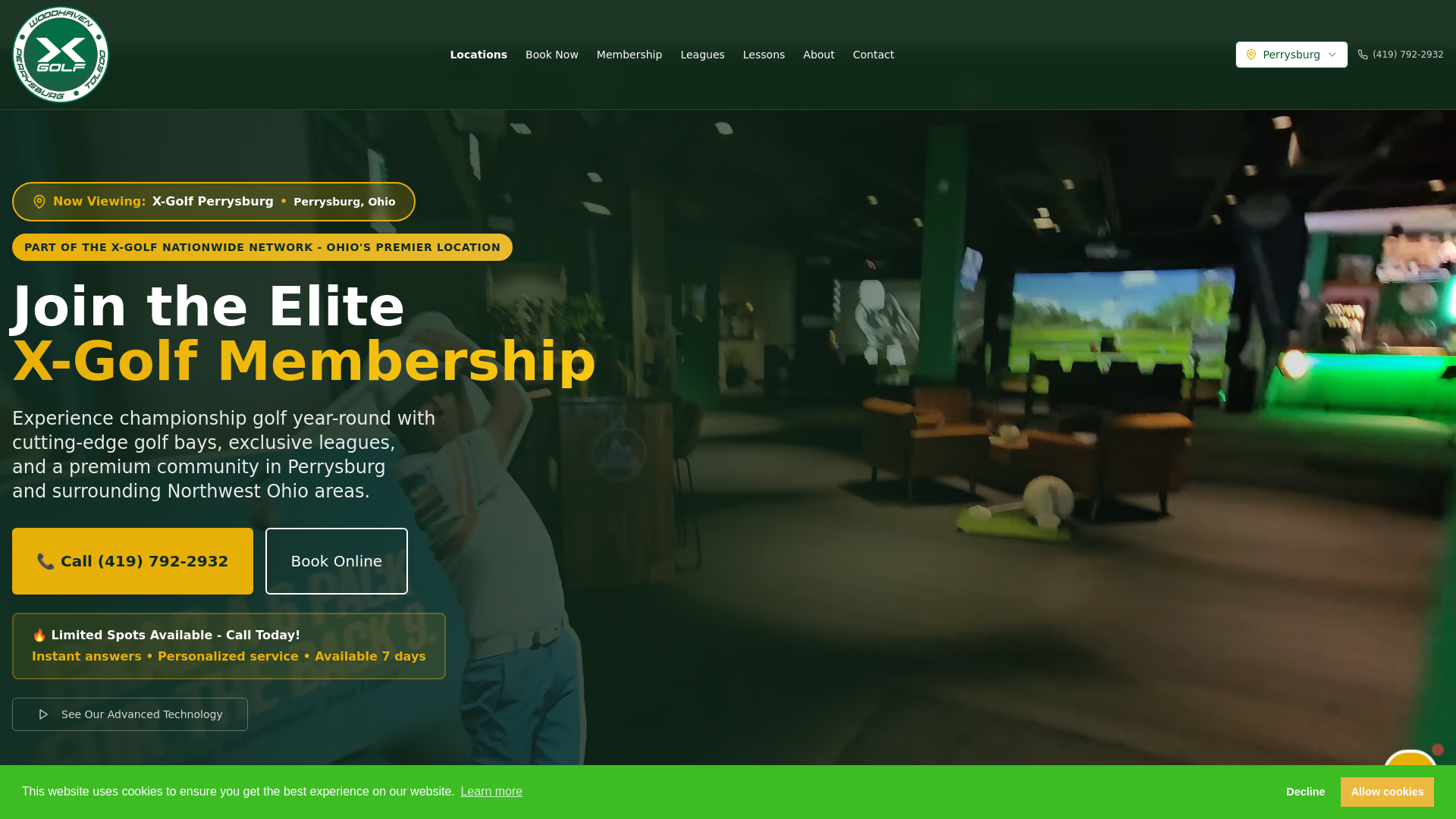 X-Golf Toledo | Premium Indoor Golf Memberships & Leagues in Holland, Ohio