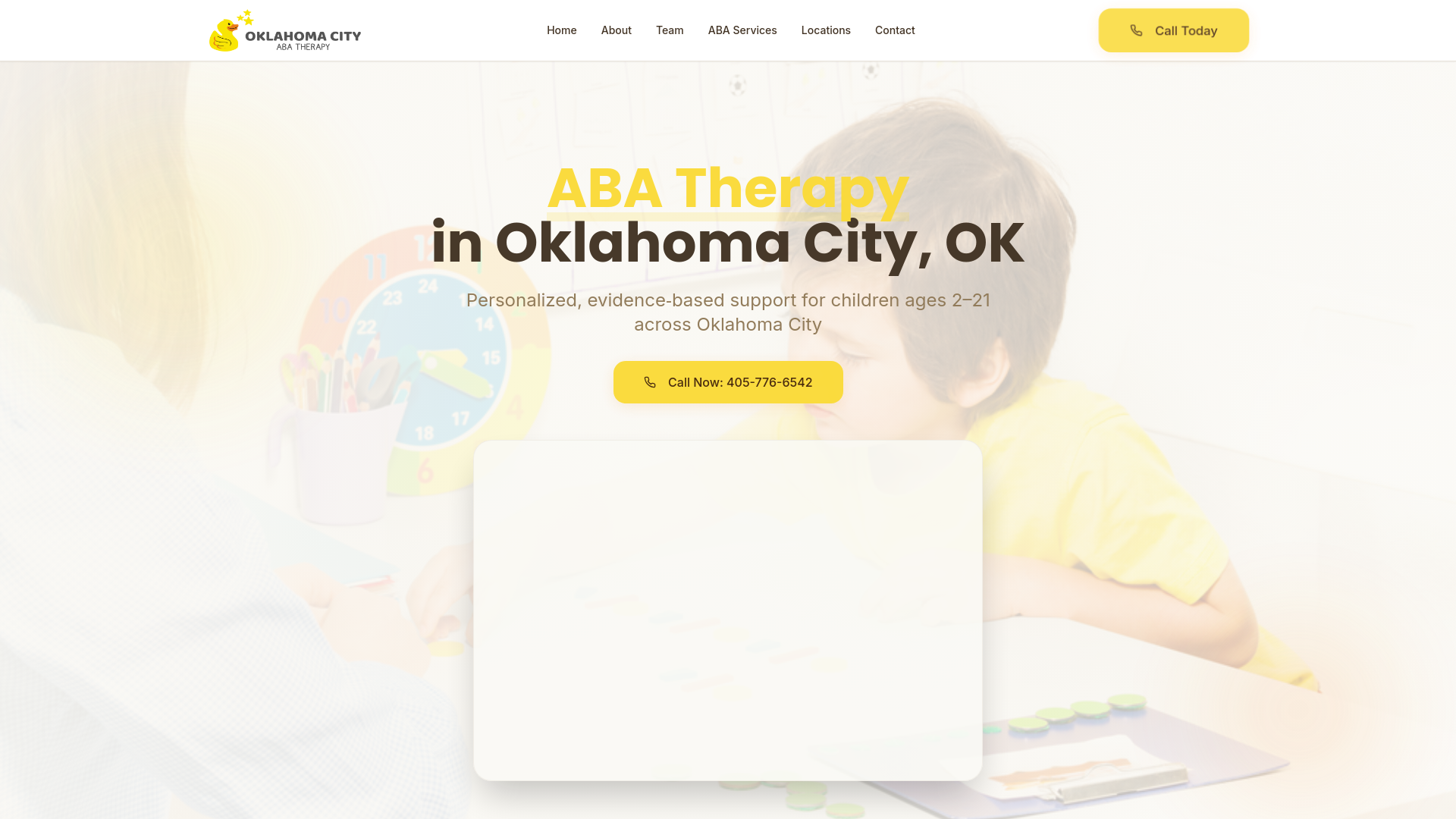 ABA Therapy in Oklahoma City, OK | In-Home Autism Services
