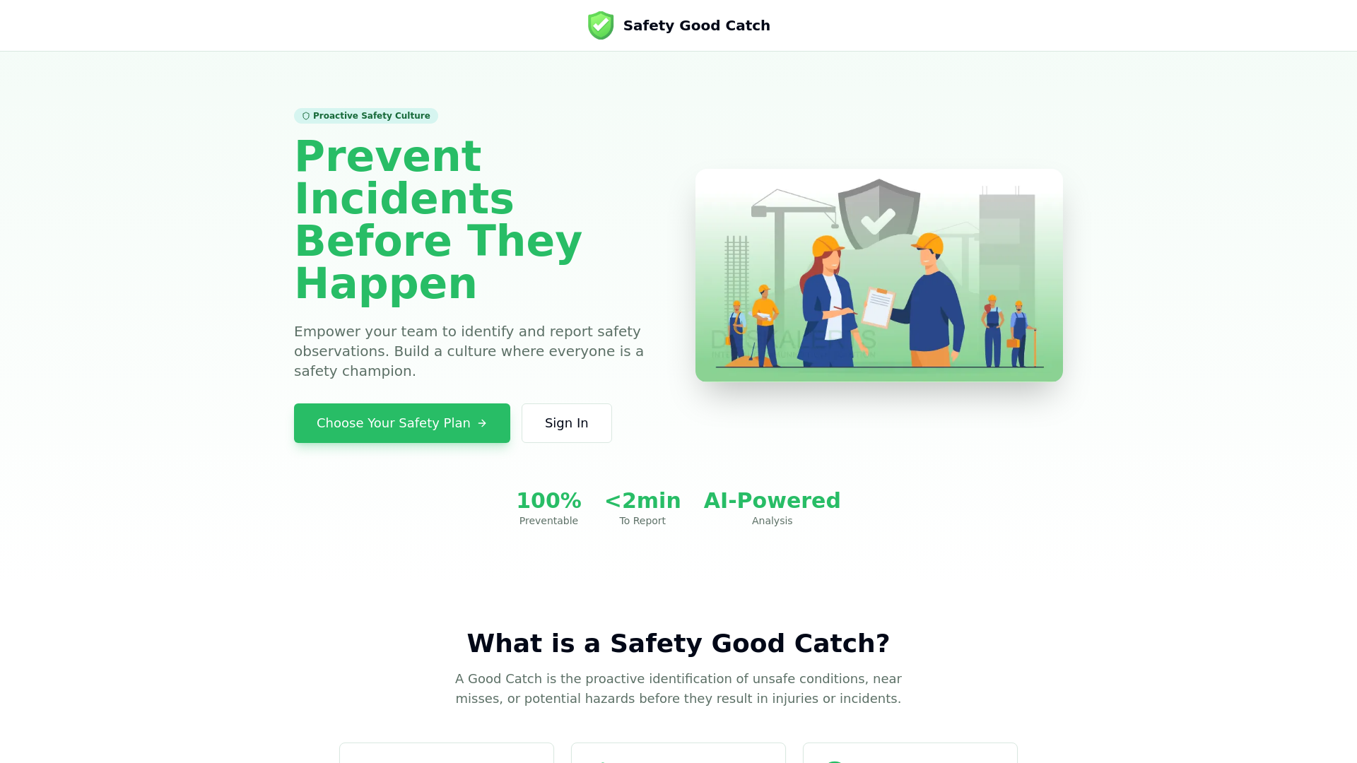 Safety Good Catch