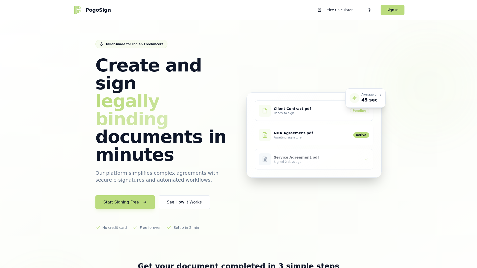 PogoSign - AI-Powered Document Signing Platform