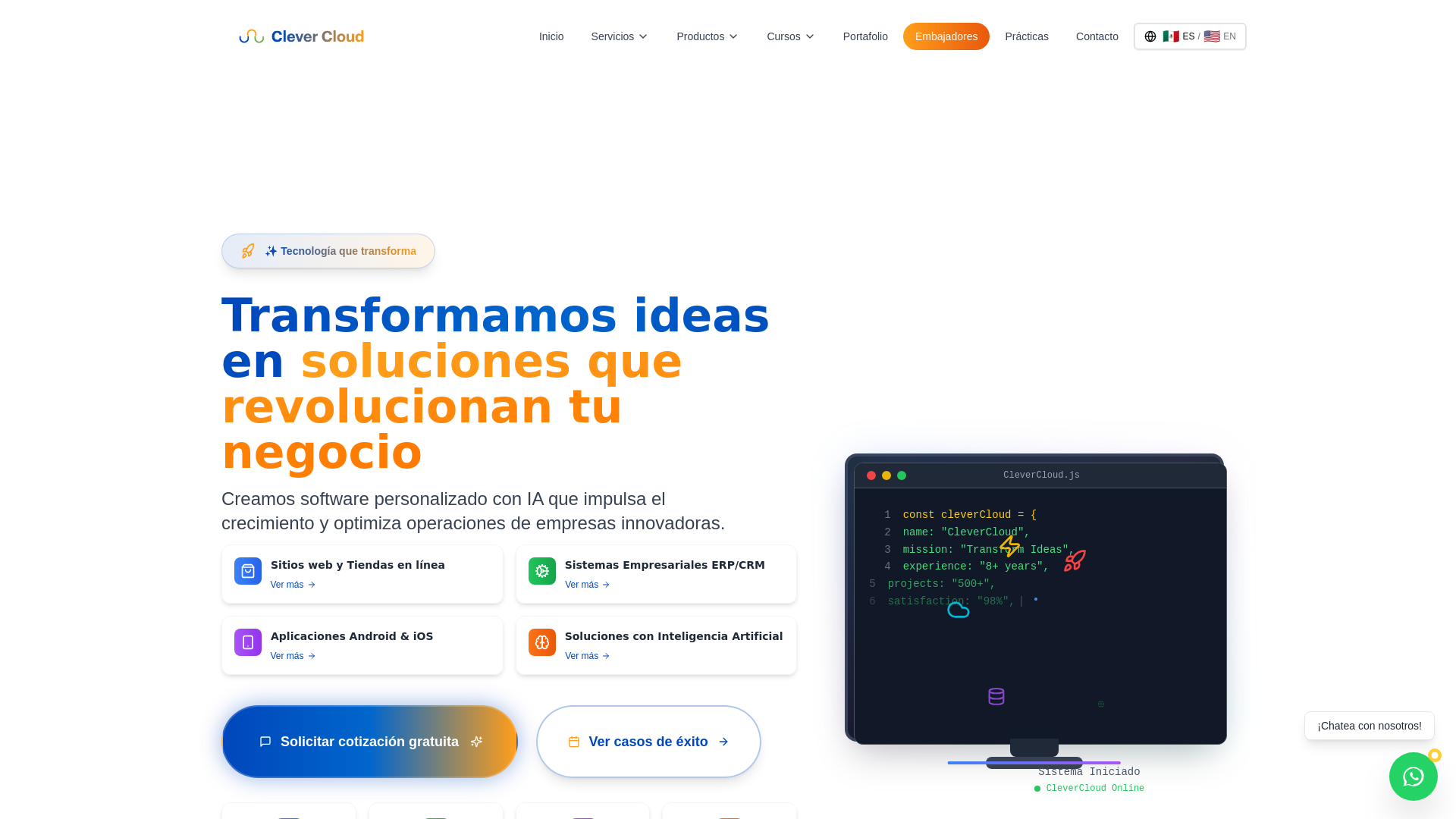 Clever Cloud - Transformamos tus ideas en software de calidad