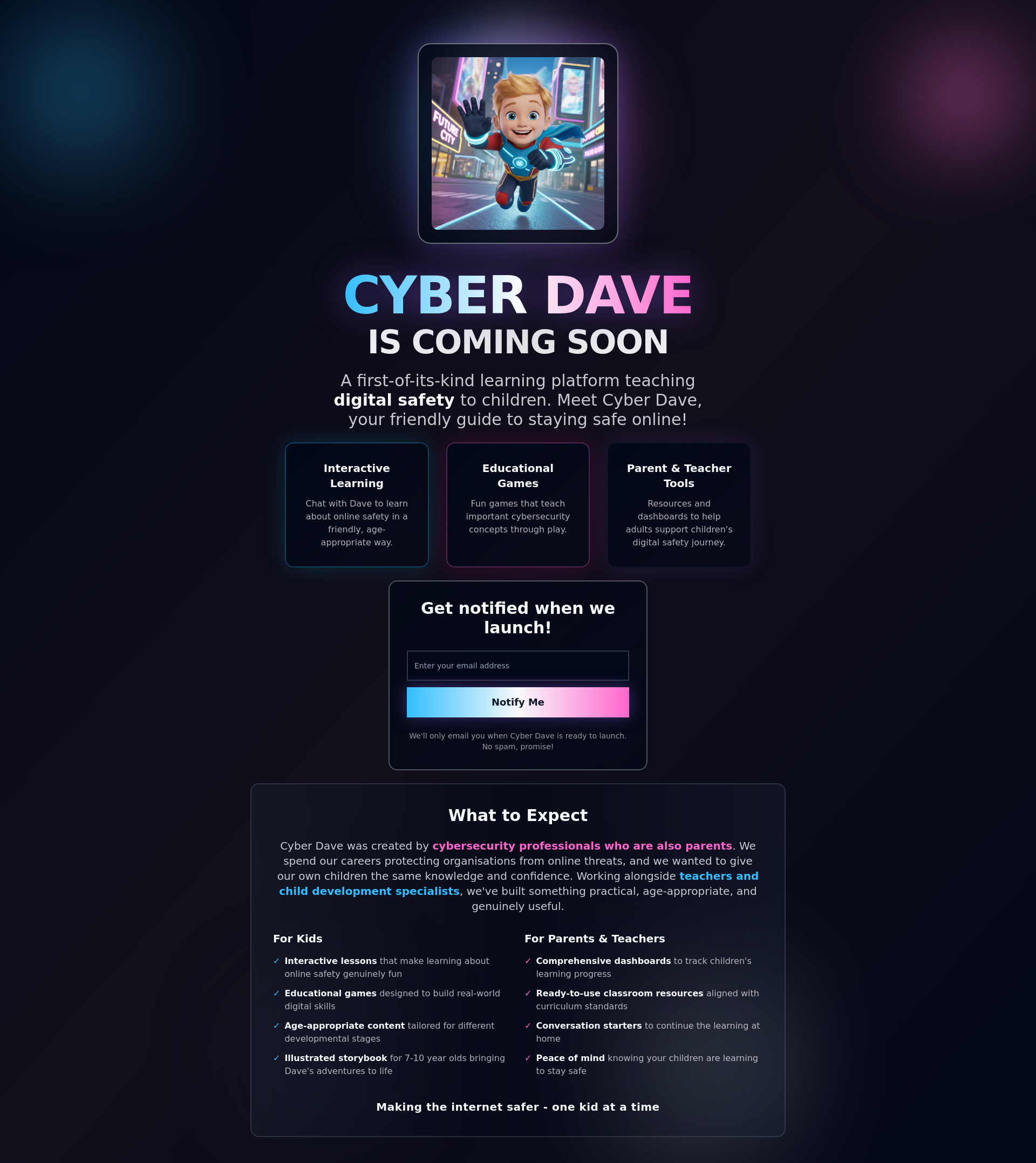 Cyber Dave - Internet Safety for Kids