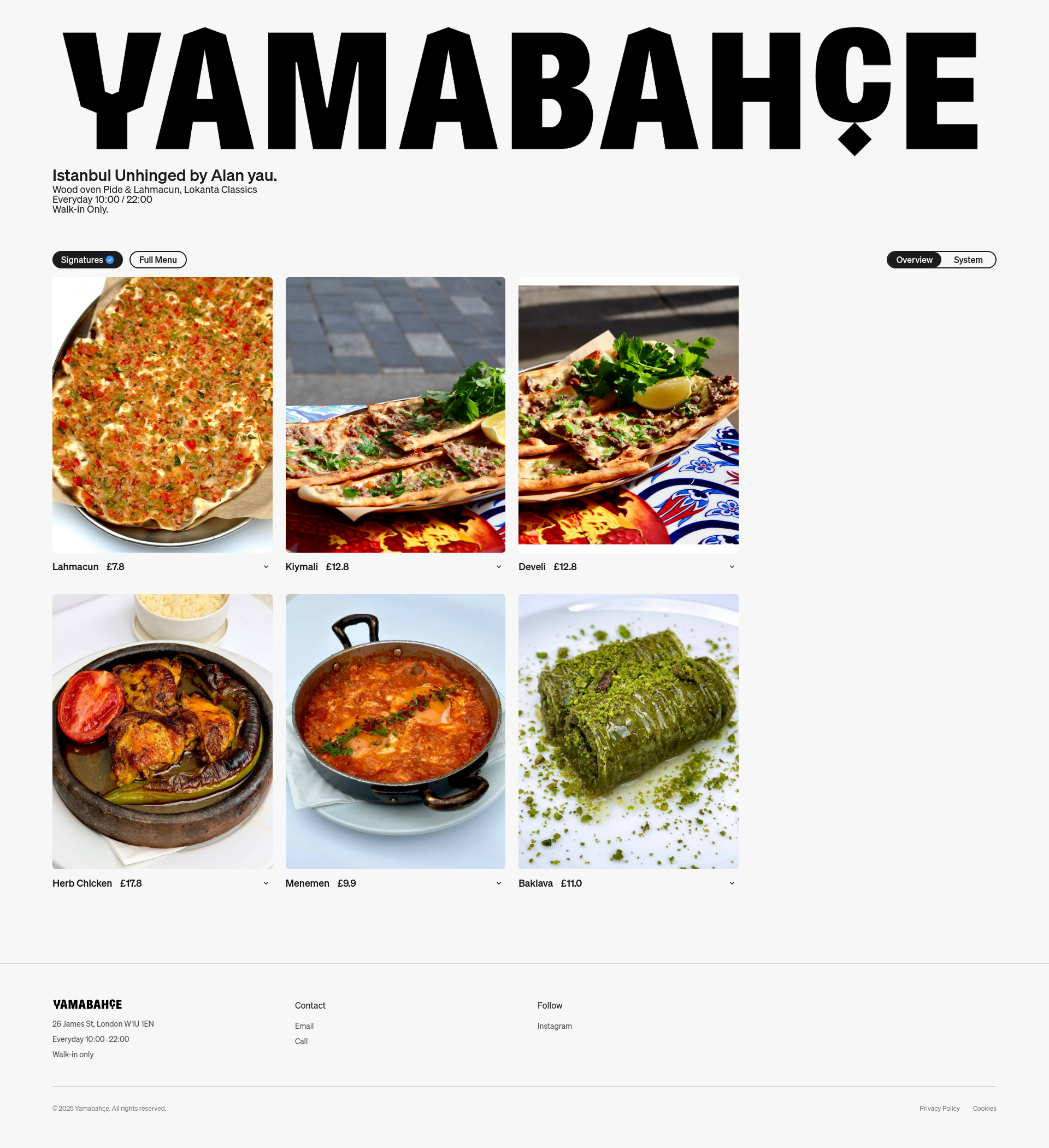 YAMABAHÇE - Modern Turkish Kitchen