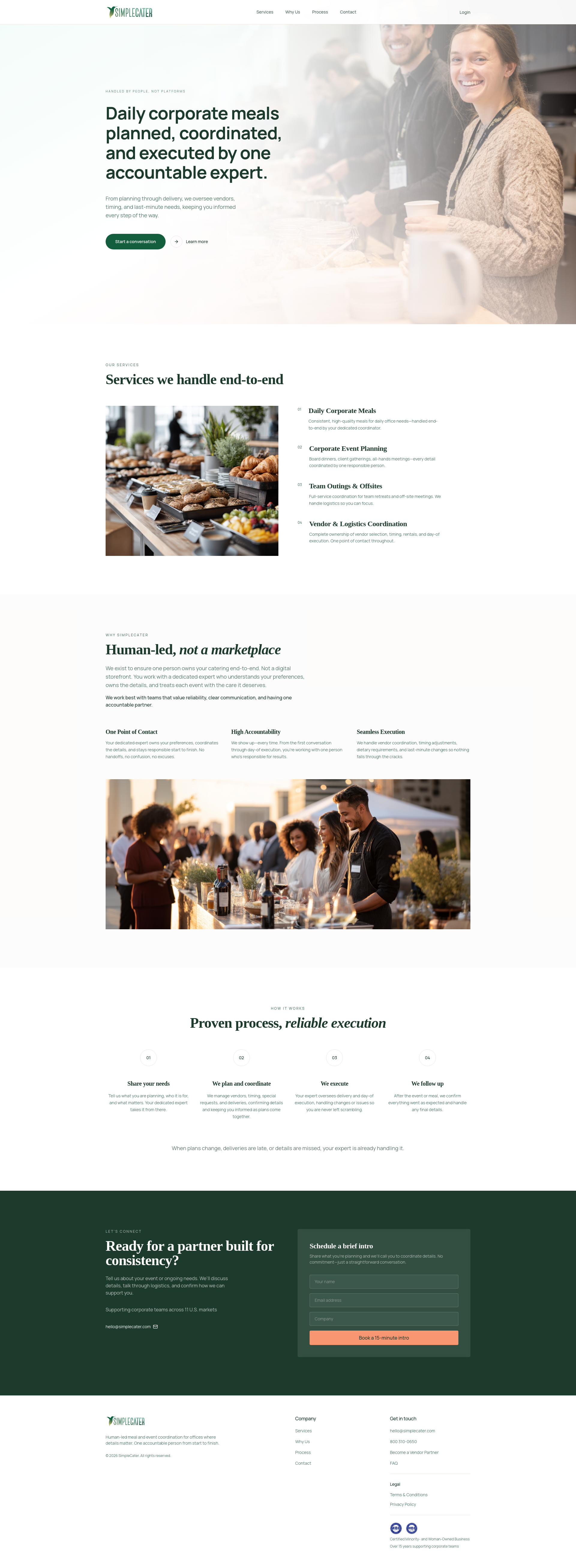 SimpleCater | Human-Led Corporate Catering
