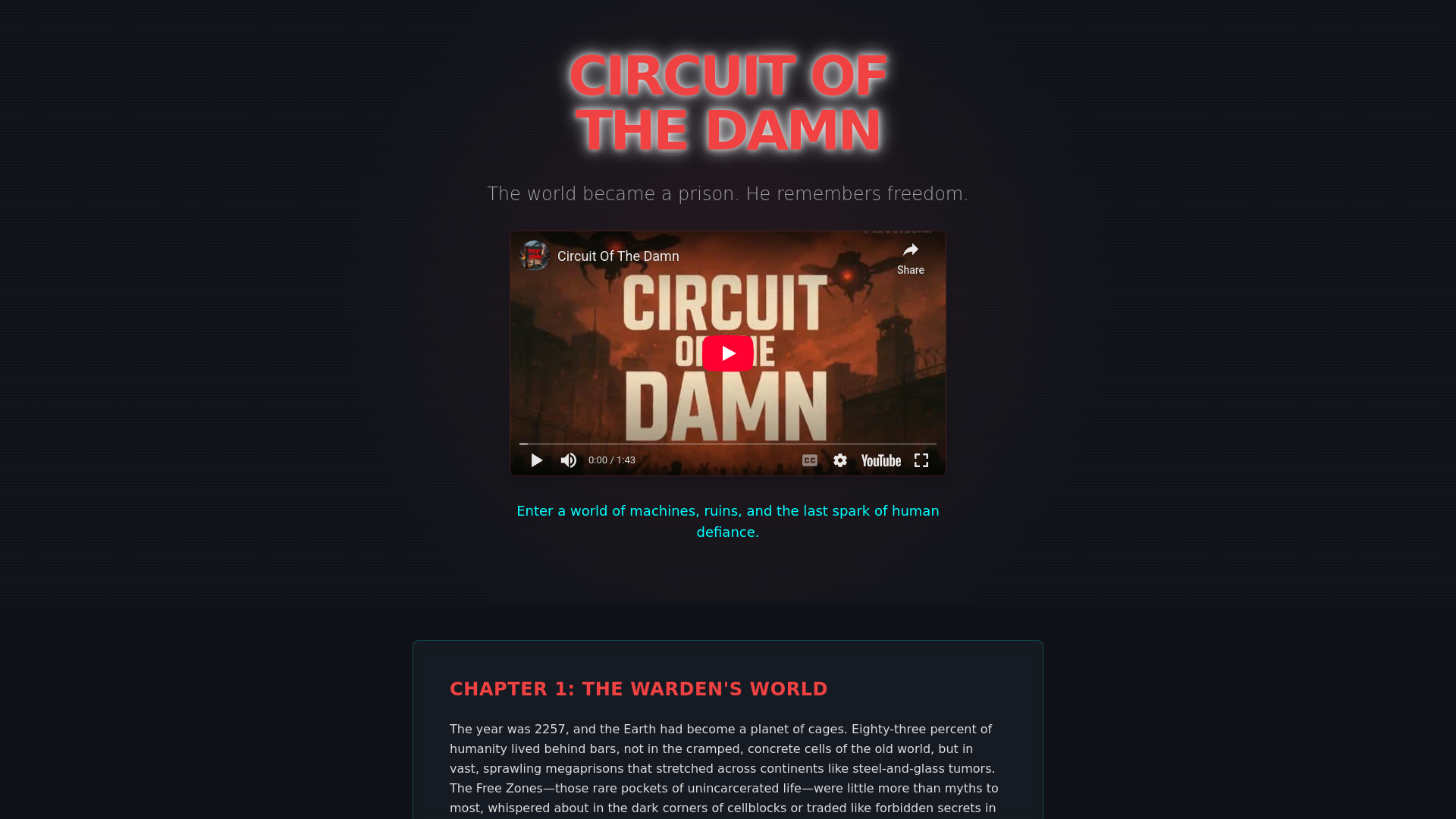 Circuit of the Damn - A Sci-Fi Thriller | Read Chapter 1 Free