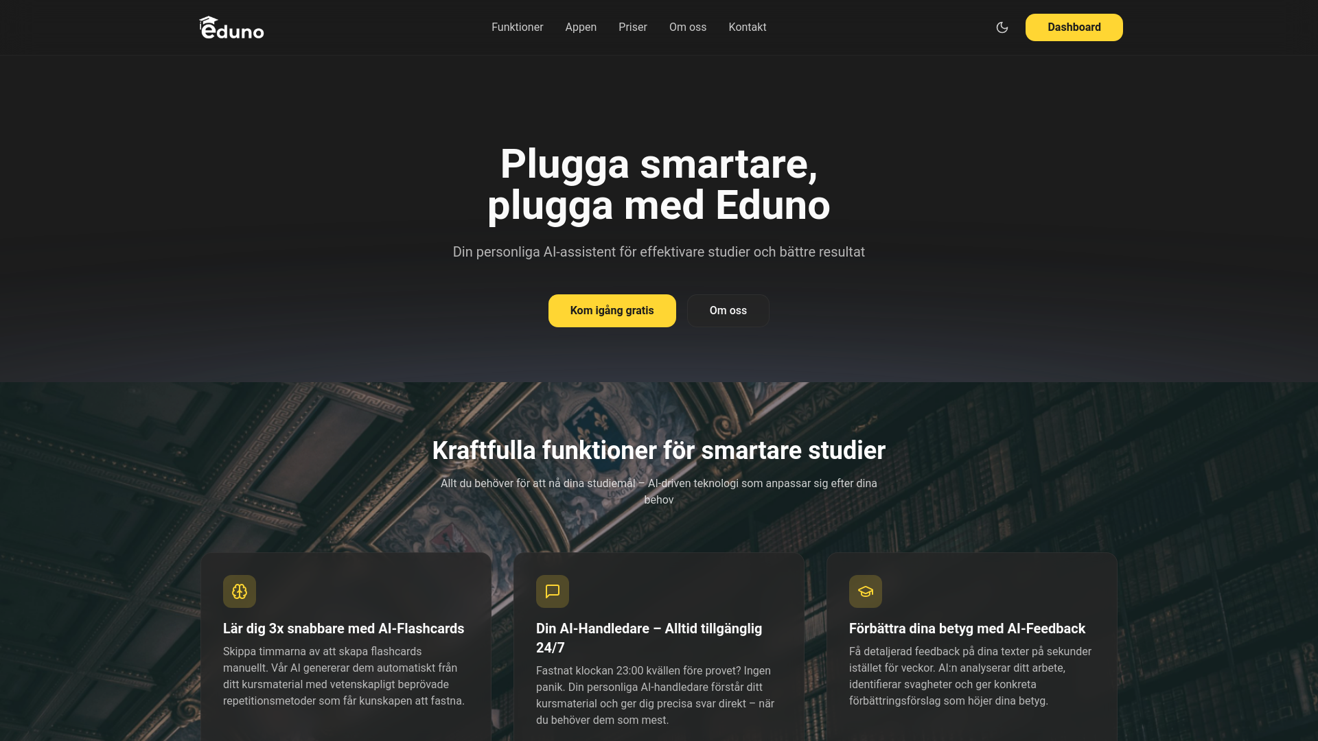 Eduno - Plugga smartare, plugga med Eduno