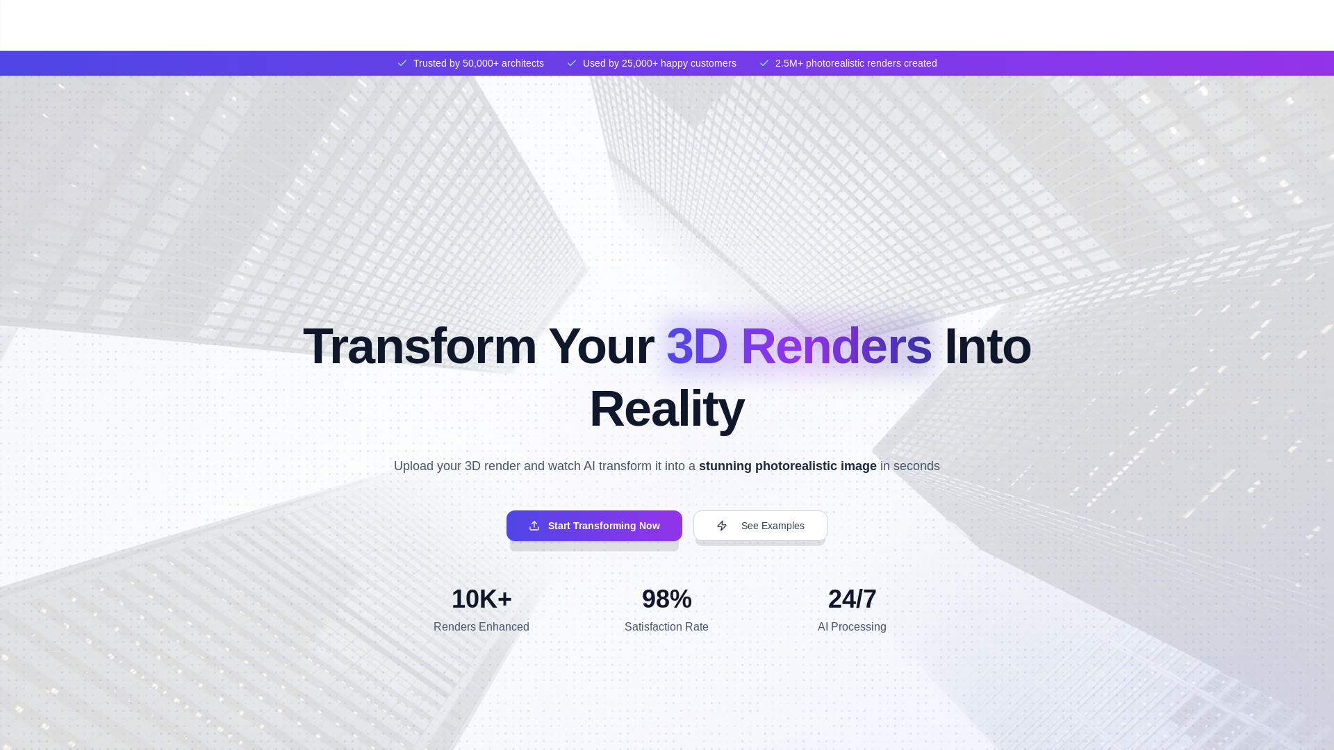 Real Render - AI Photorealistic Image Enhancement
