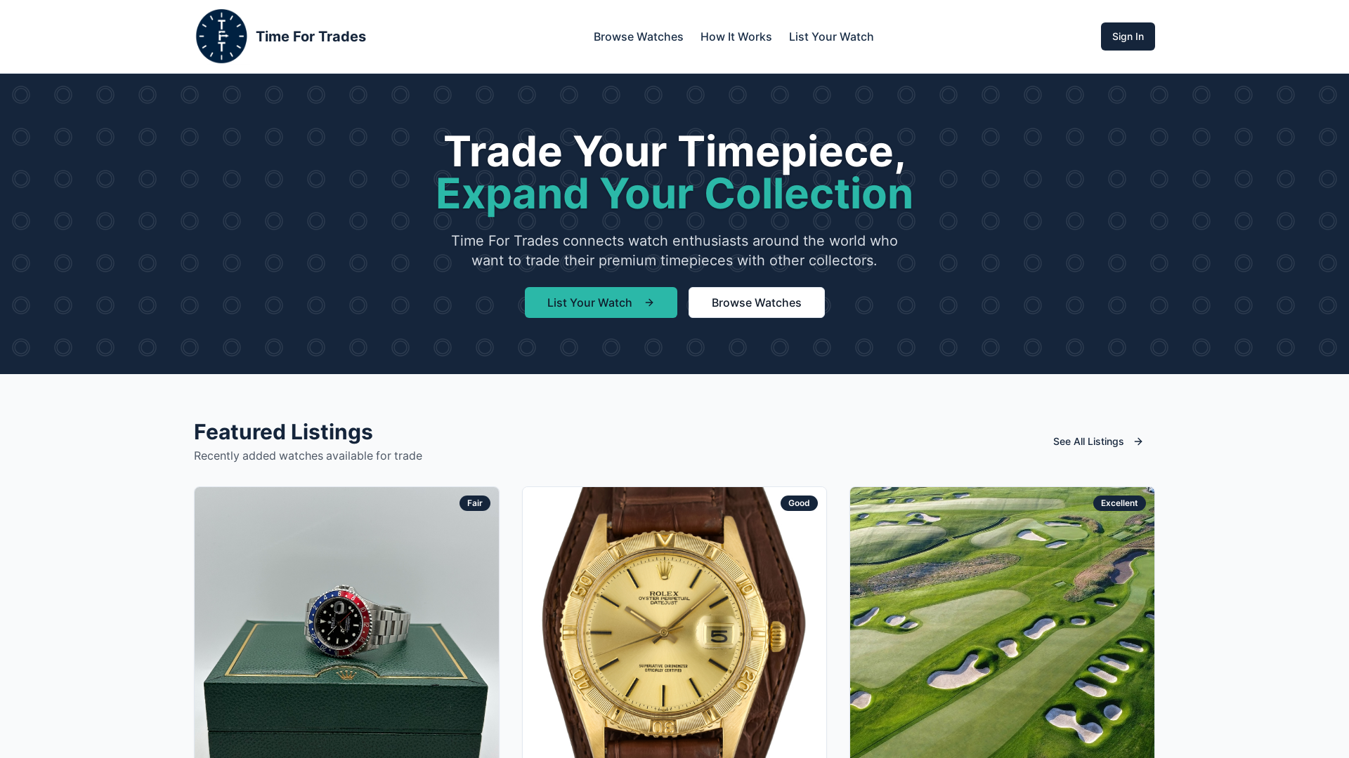 TimeTrade - Watch Trading Platform