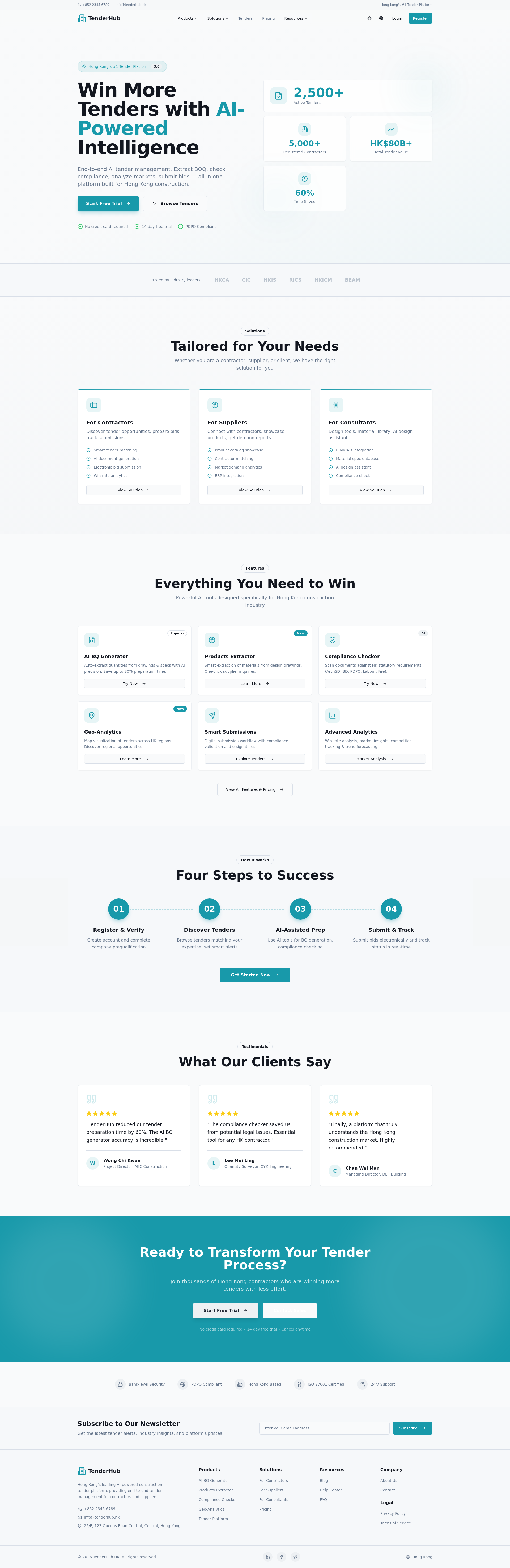 AIConstruct — Hong Kong's Compliance Ready Construction Platform
