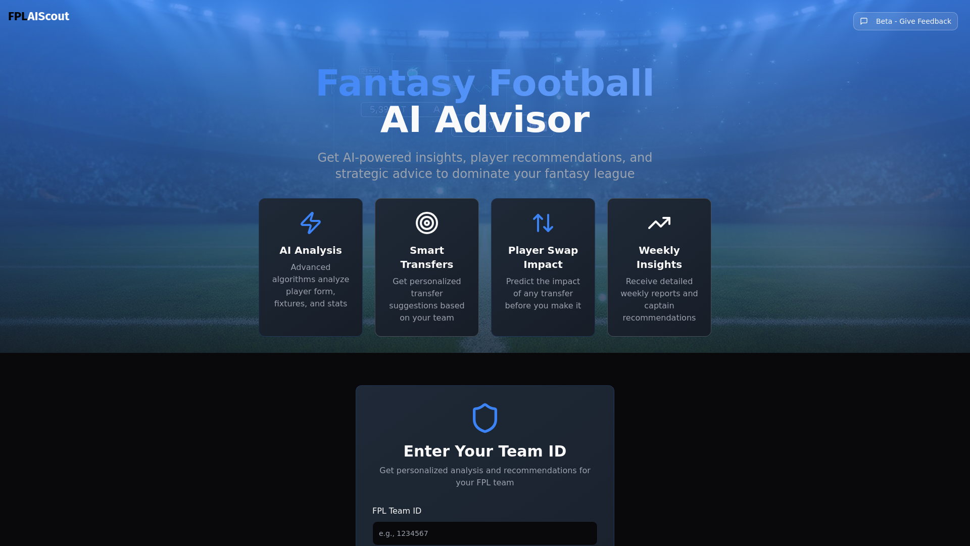Fantasy Football AI Advisor - Get Smart Player Recommendations