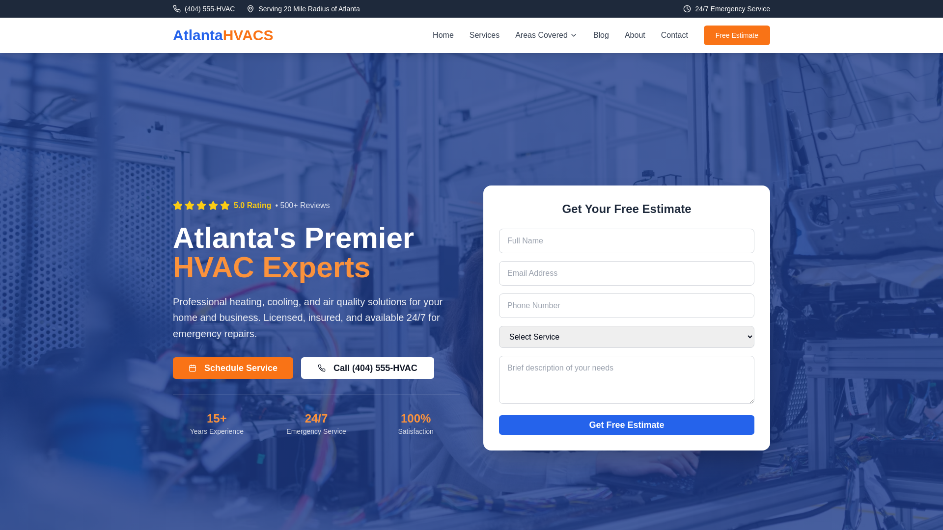 Atlanta HVAC Services | Professional Heating & Cooling | AtlantaHVACs