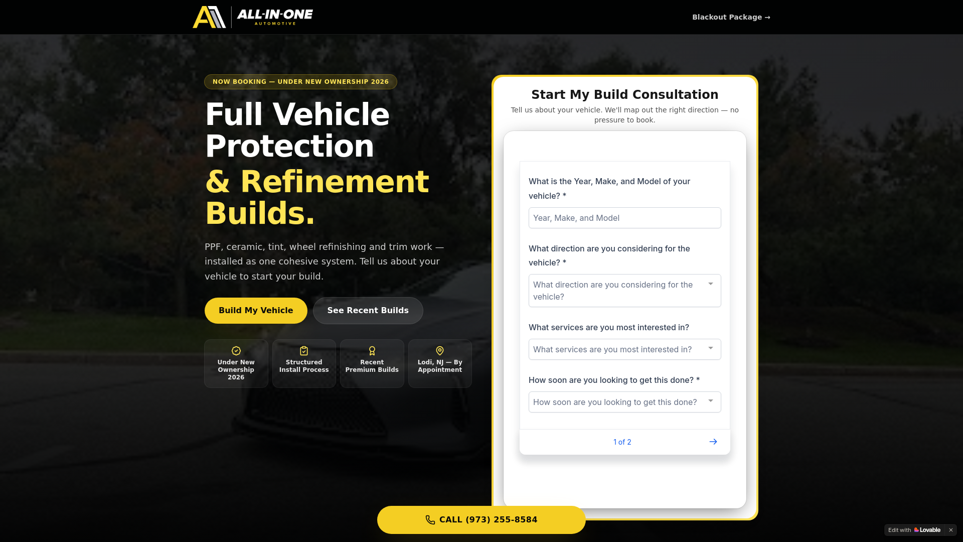 Phantom Package — PPF, Wraps & Ceramic Systems | All In One Automotive ...