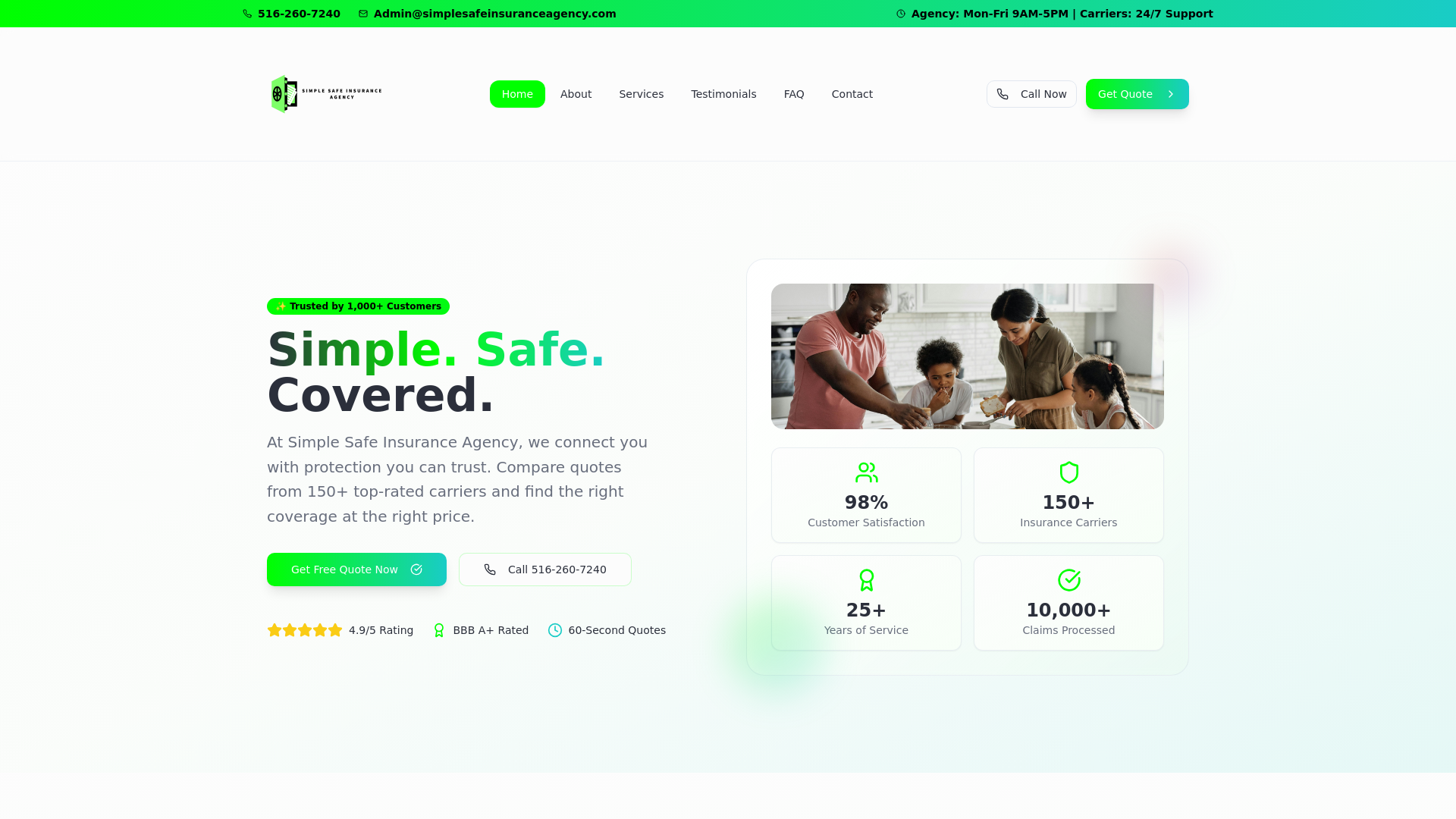 Simple Safe Insurance - Professional Insurance Solutions