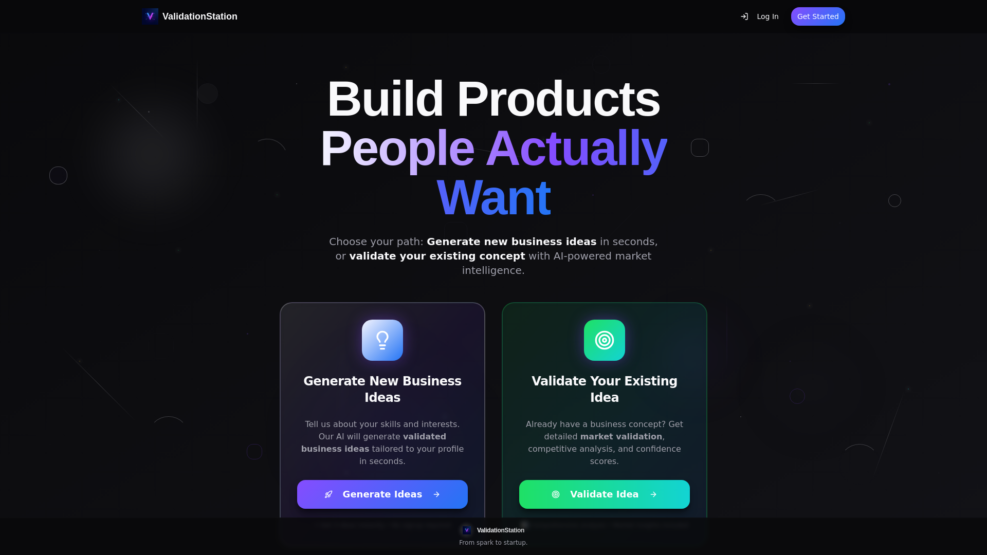 ValidationStation - AI-Powered Business Idea Validation Platform