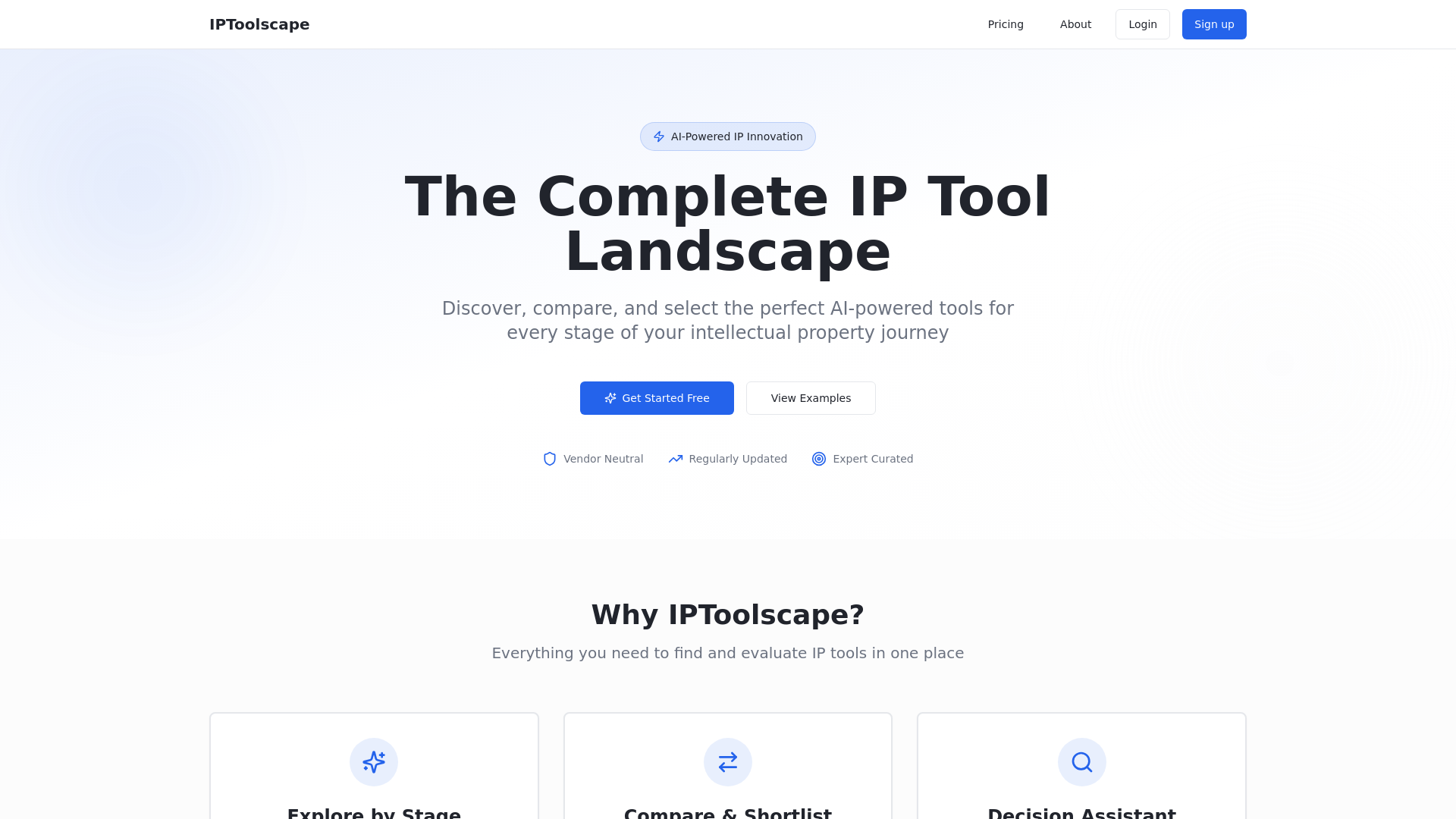 The Complete IP Tool Landscape