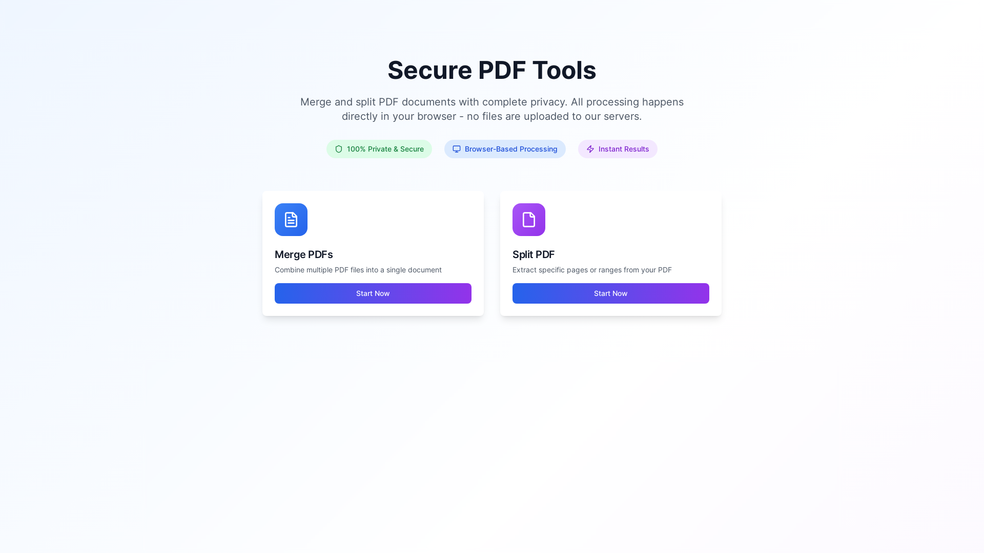 PDFTools - Professional PDF Operations Online
