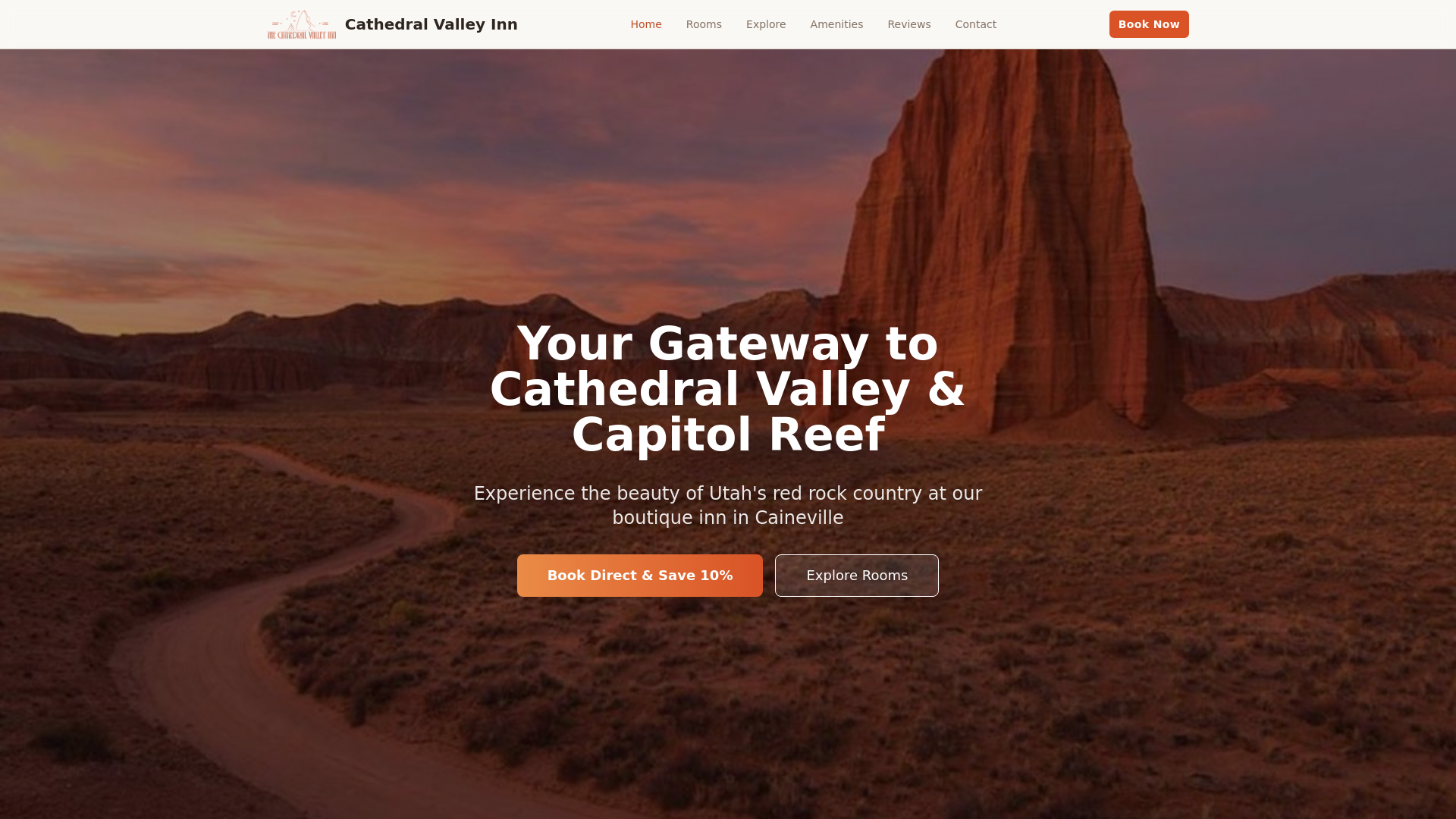 Cathedral Valley Inn - Boutique Hotel in Torrey Utah | Near Capitol ...
