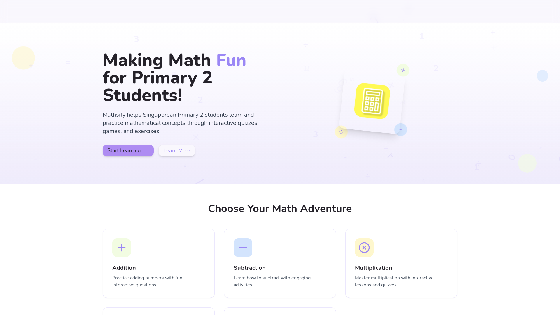Mathsify - Fun Math Learning