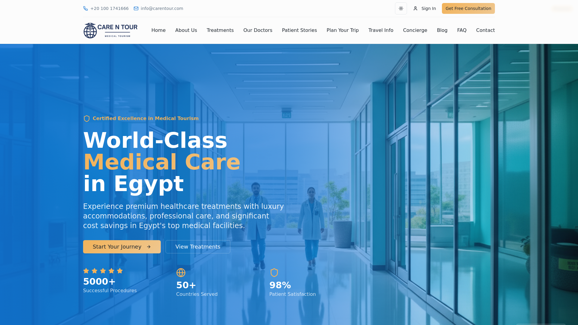 Care N Tour | World-Class Medical Care in Egypt