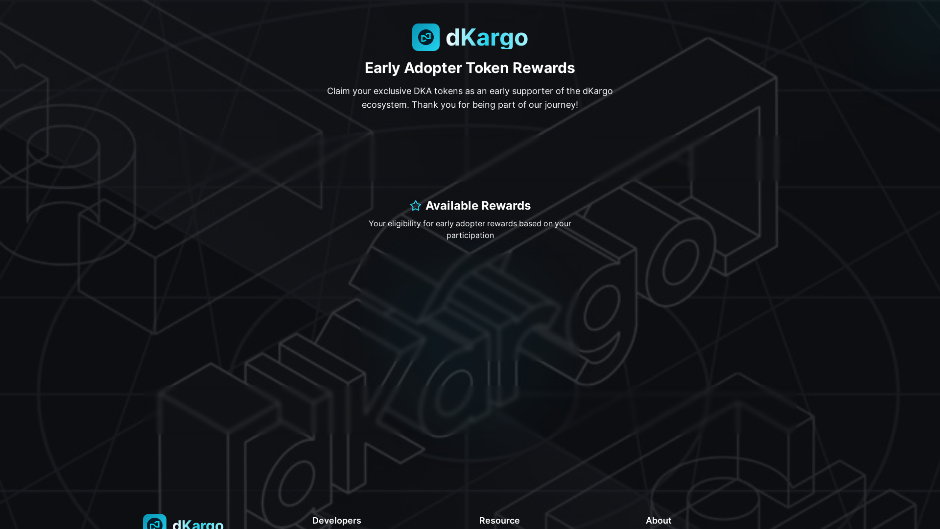 dKargo Rewards Claim Portal