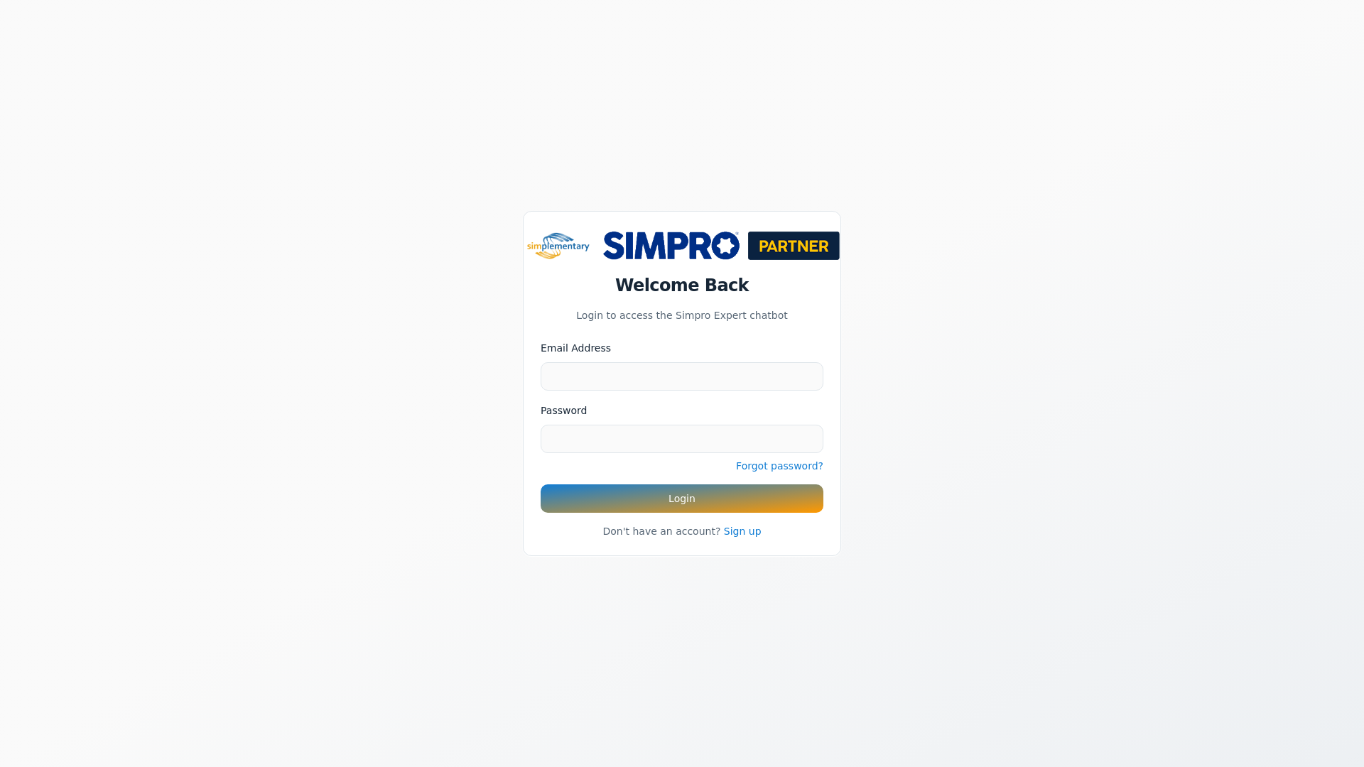 Simplementary - Simpro Expert Assistant