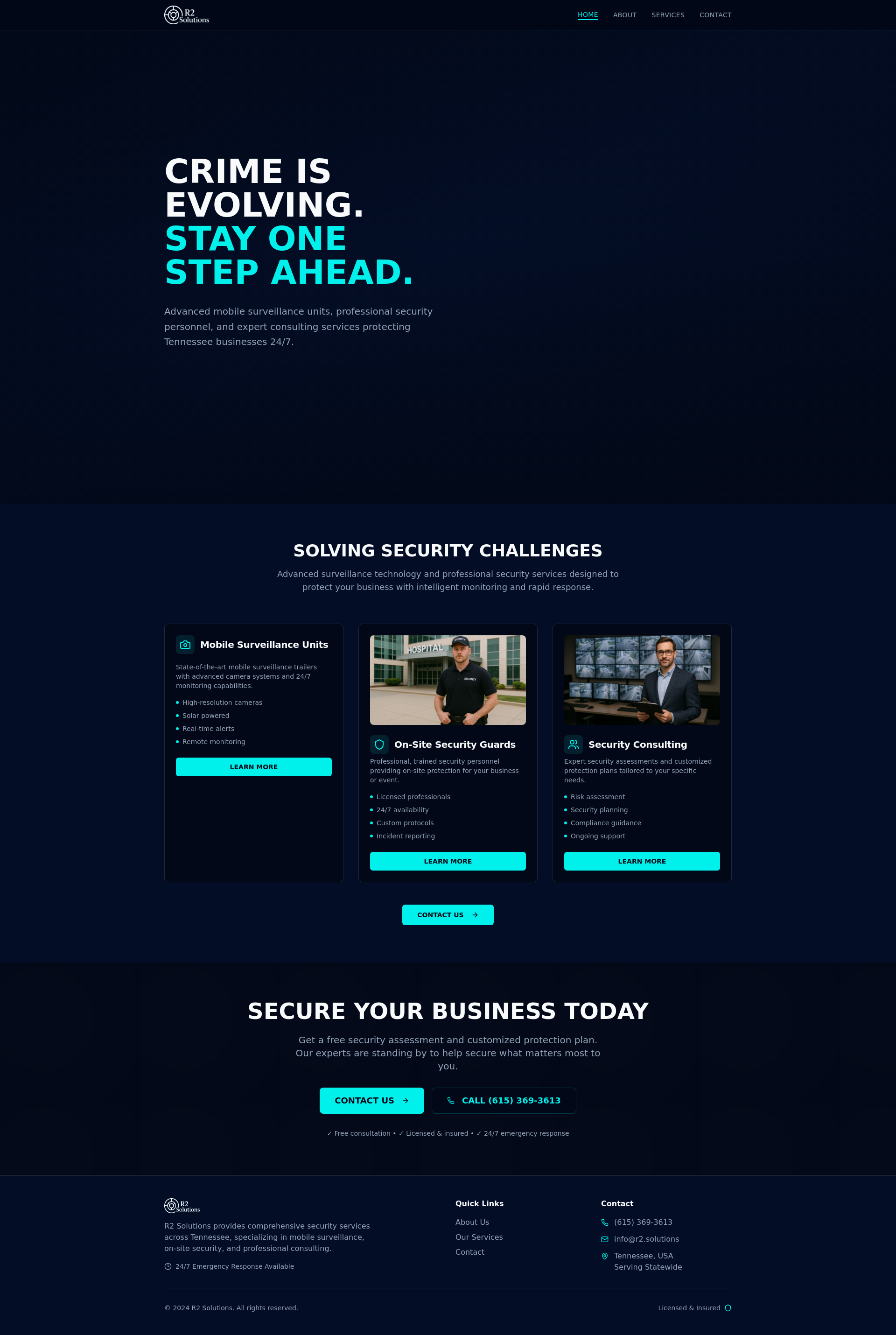 R2 Solutions - Professional Security Services in Tennessee