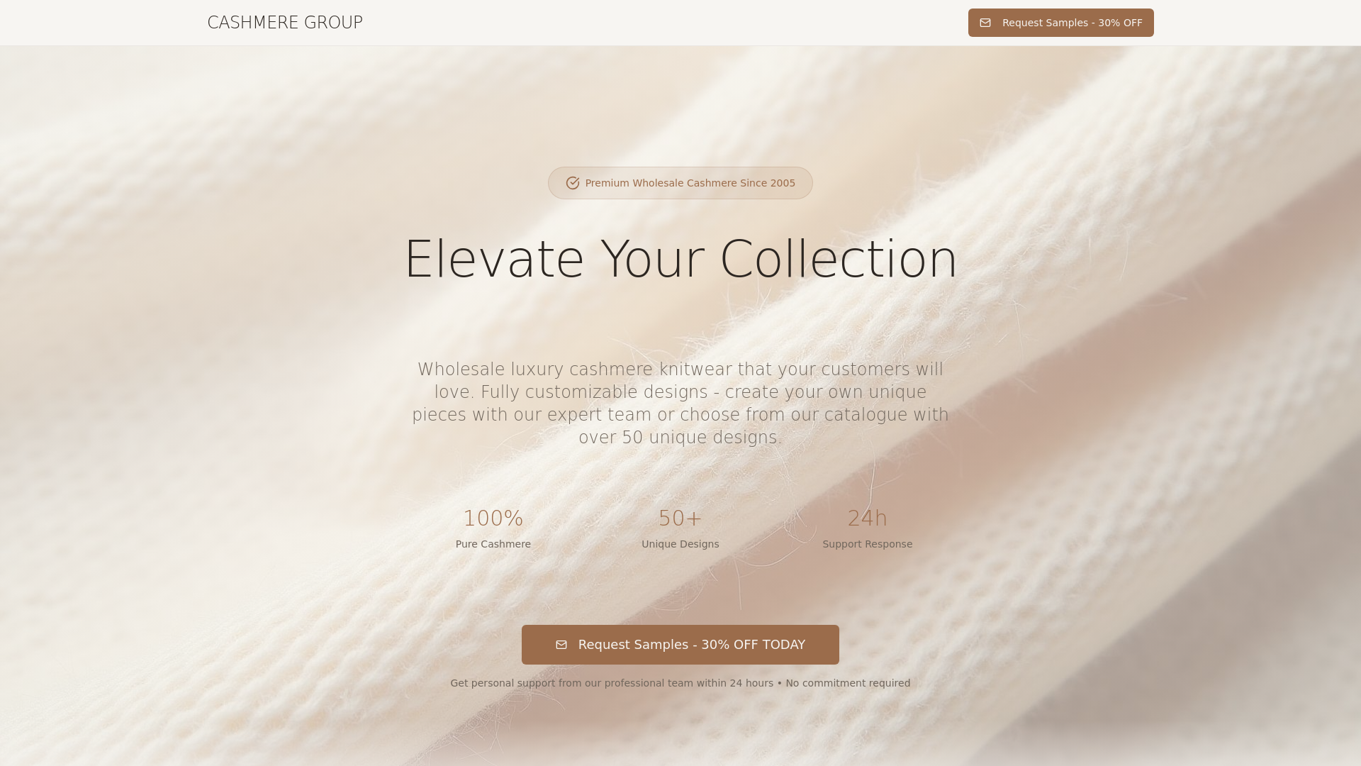 Cashmere Group - Premium Wholesale Cashmere | Request Samples