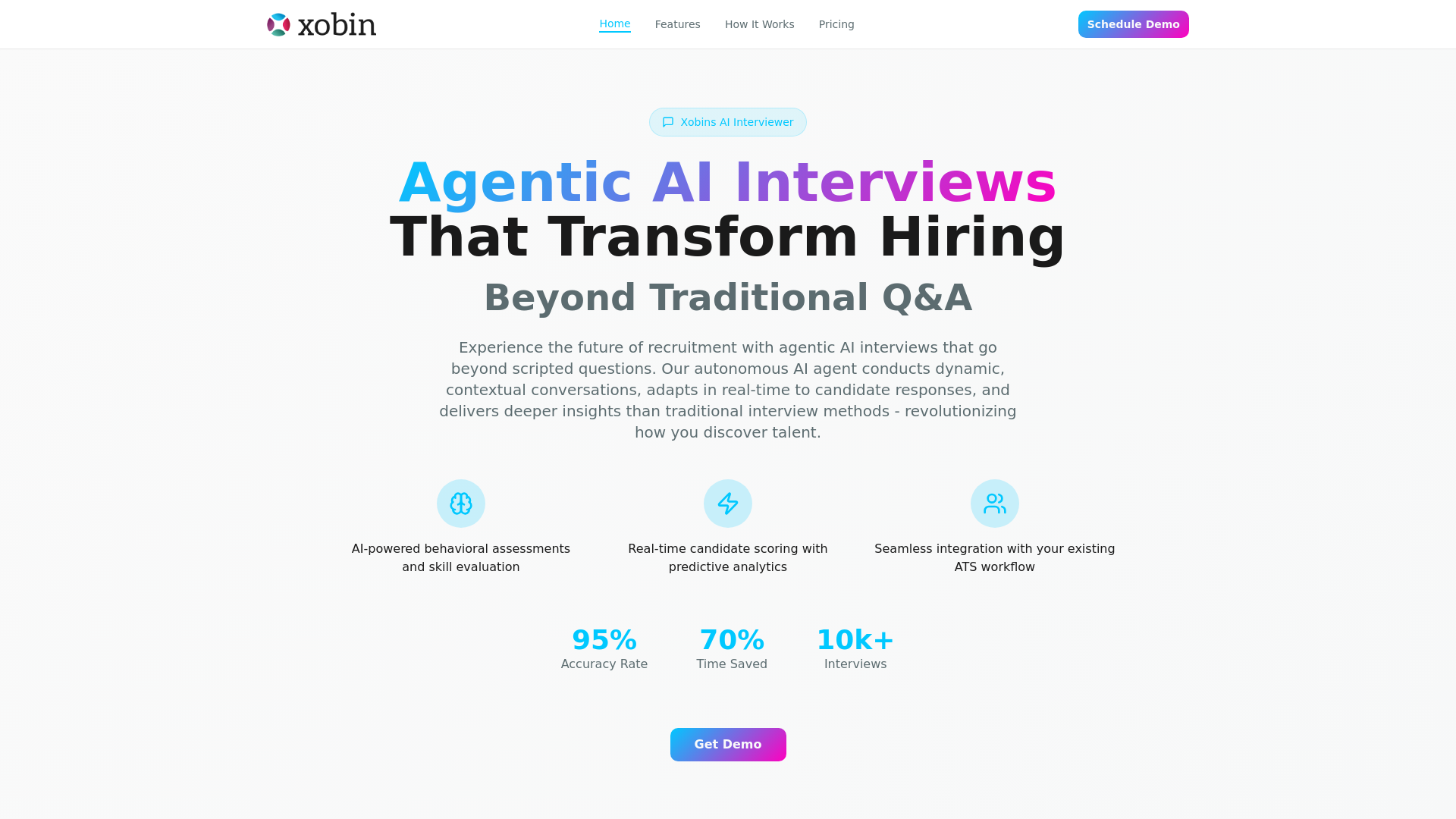 Agentic AI Interviews | Xobins - Autonomous AI Interviewer Agent