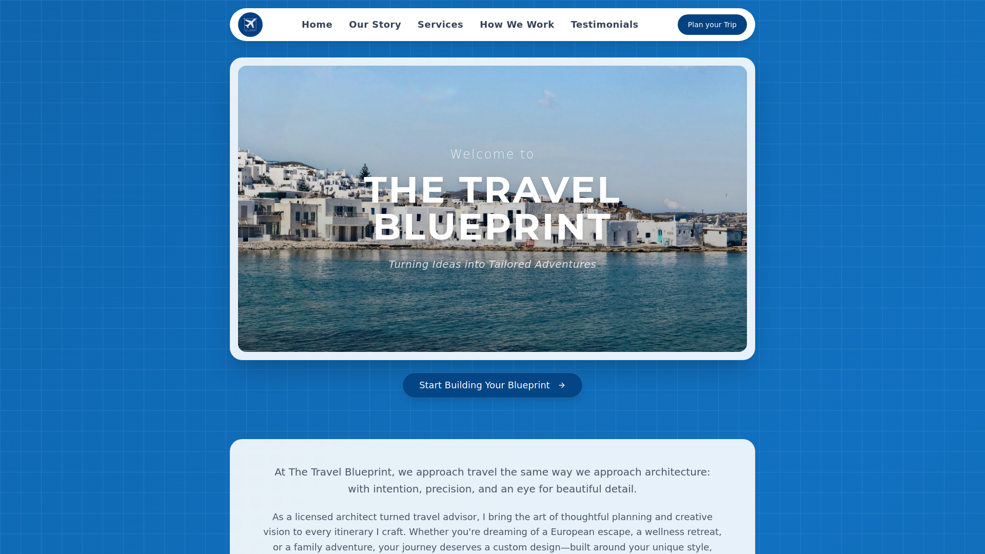The Travel Blueprint - Turning Ideas into Tailored Adventures