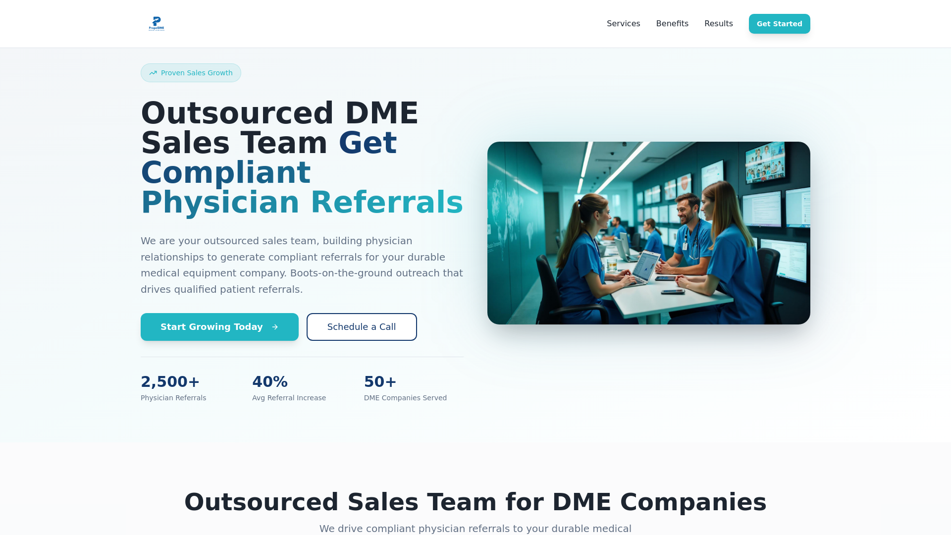 Outsourced DME Sales Team | Get Compliant Physician Referrals for Your ...