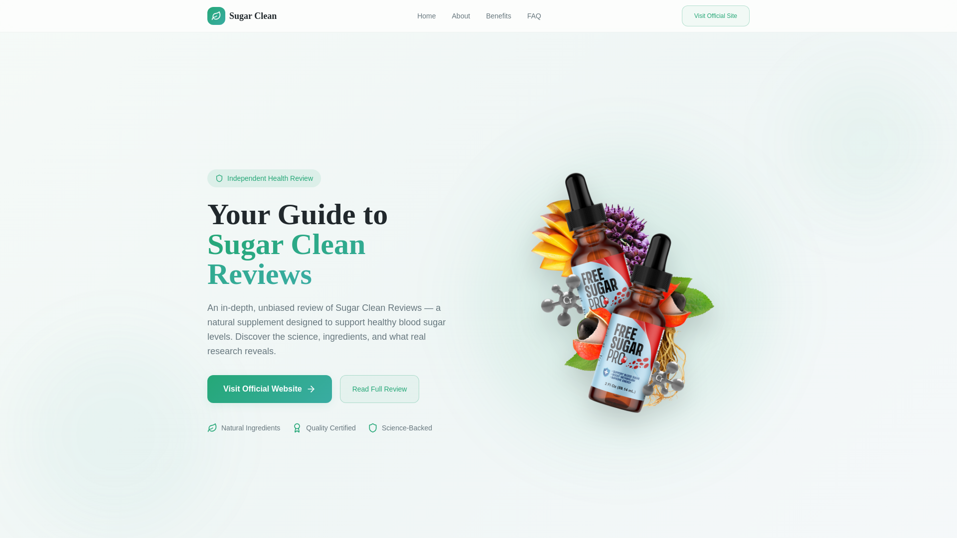Sugar Clean Reviews - Natural Blood Sugar Support Supplement