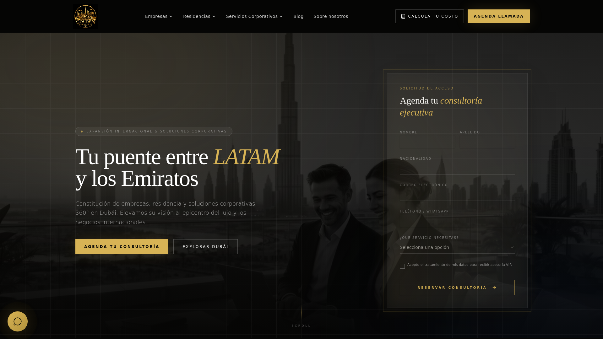 Asesoría Legal — Golden Treasures DMC