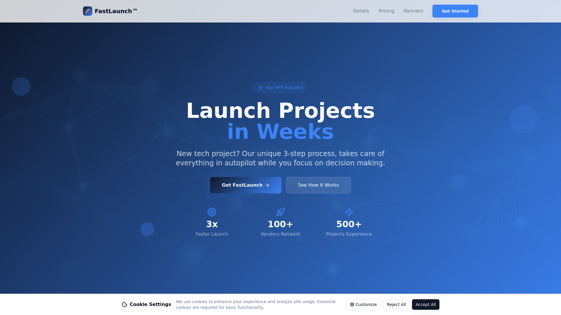FastLaunch - Launch Projects in Weeks